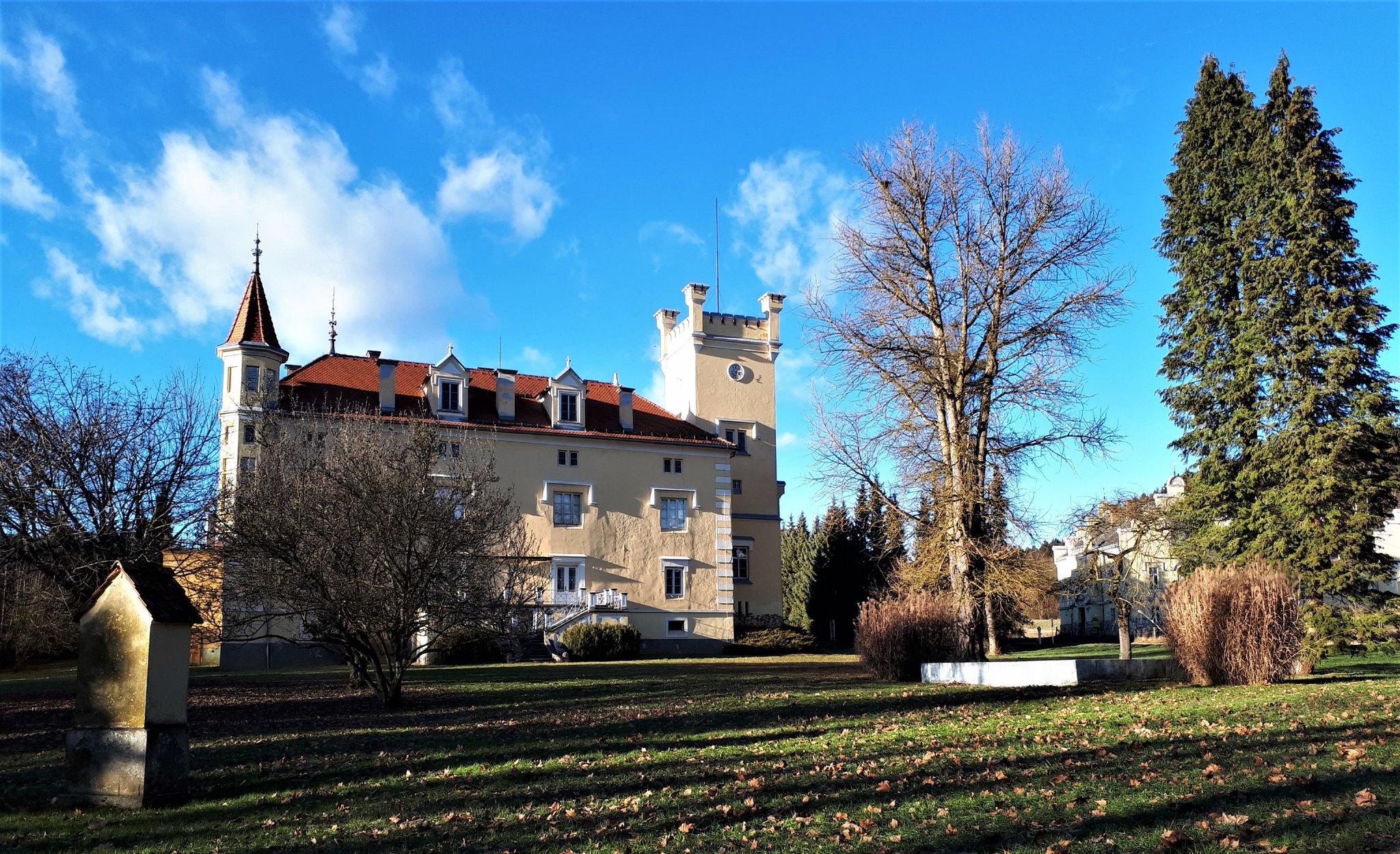 Schloss Weißenau bei St.Marein im Jänner 2019