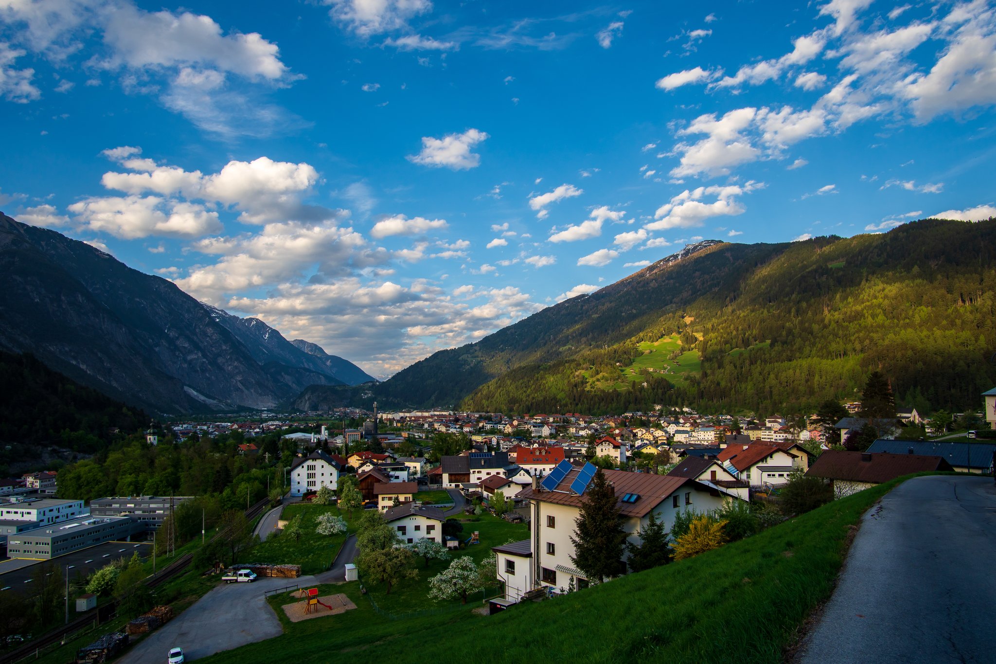 Blick über Landeck Sommer 2018