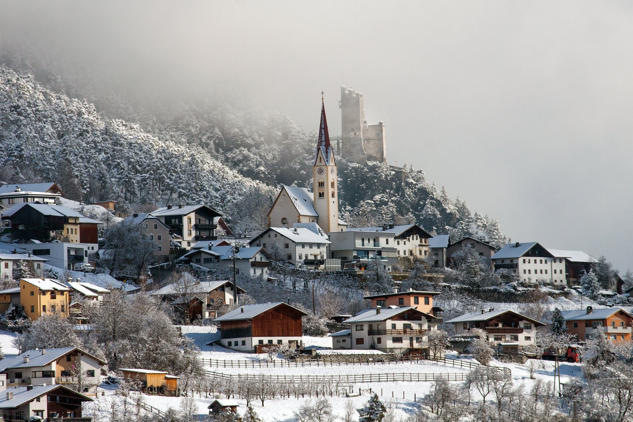 STANZ heute in der Früh nach dem nächtlichen Schneefall # 8403