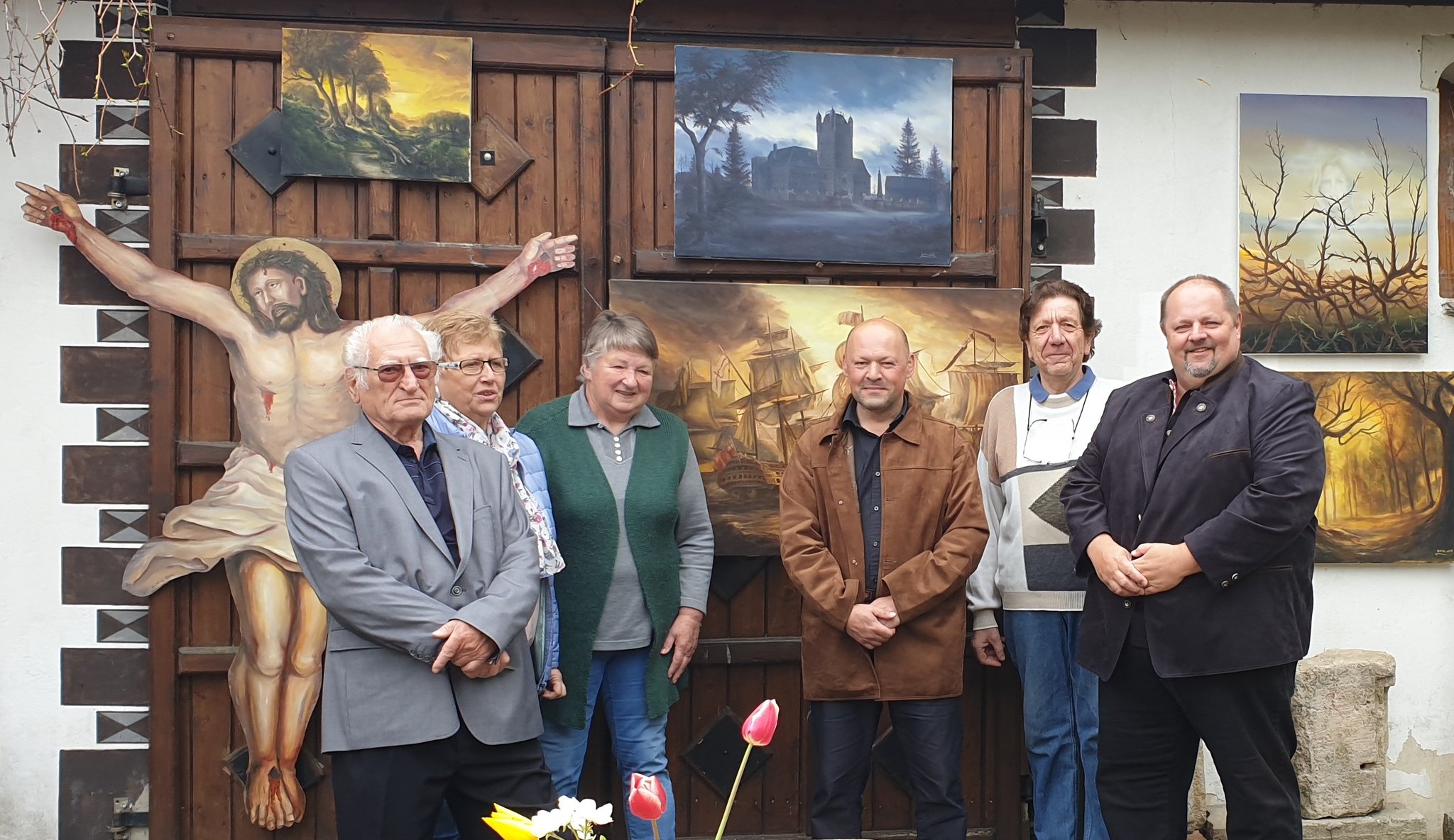 Eröffnung des Ateliers von Karl-Michael Liemberger aus Ellends