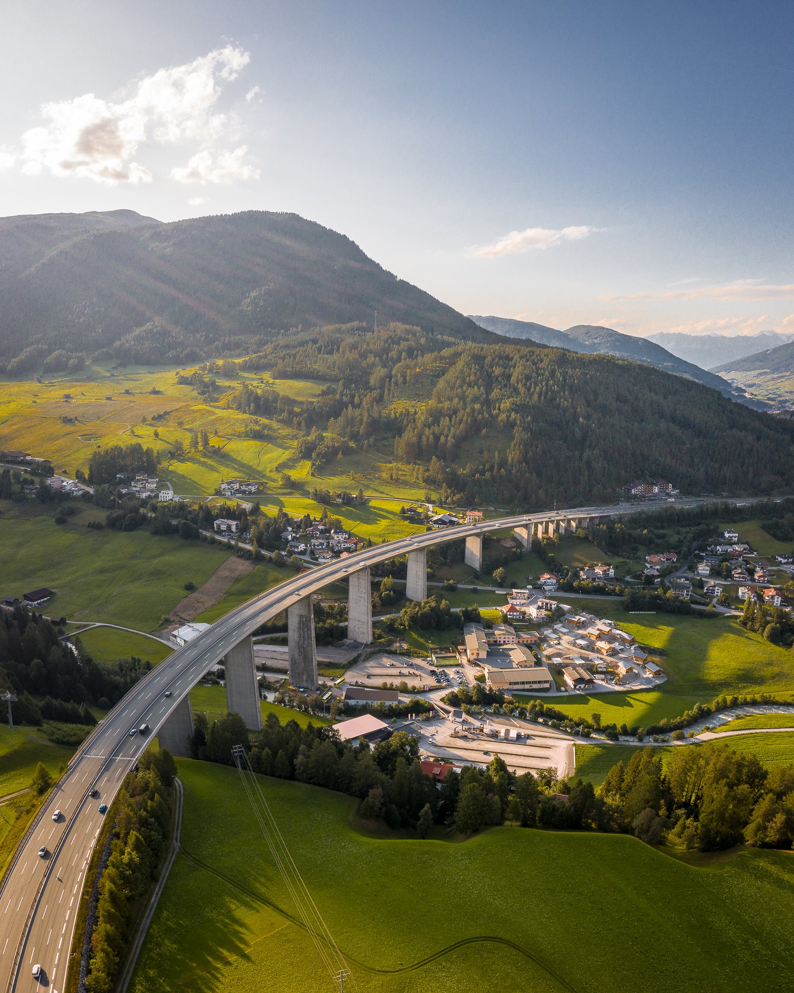 Vogelperspektive in Steinach am Brenner
