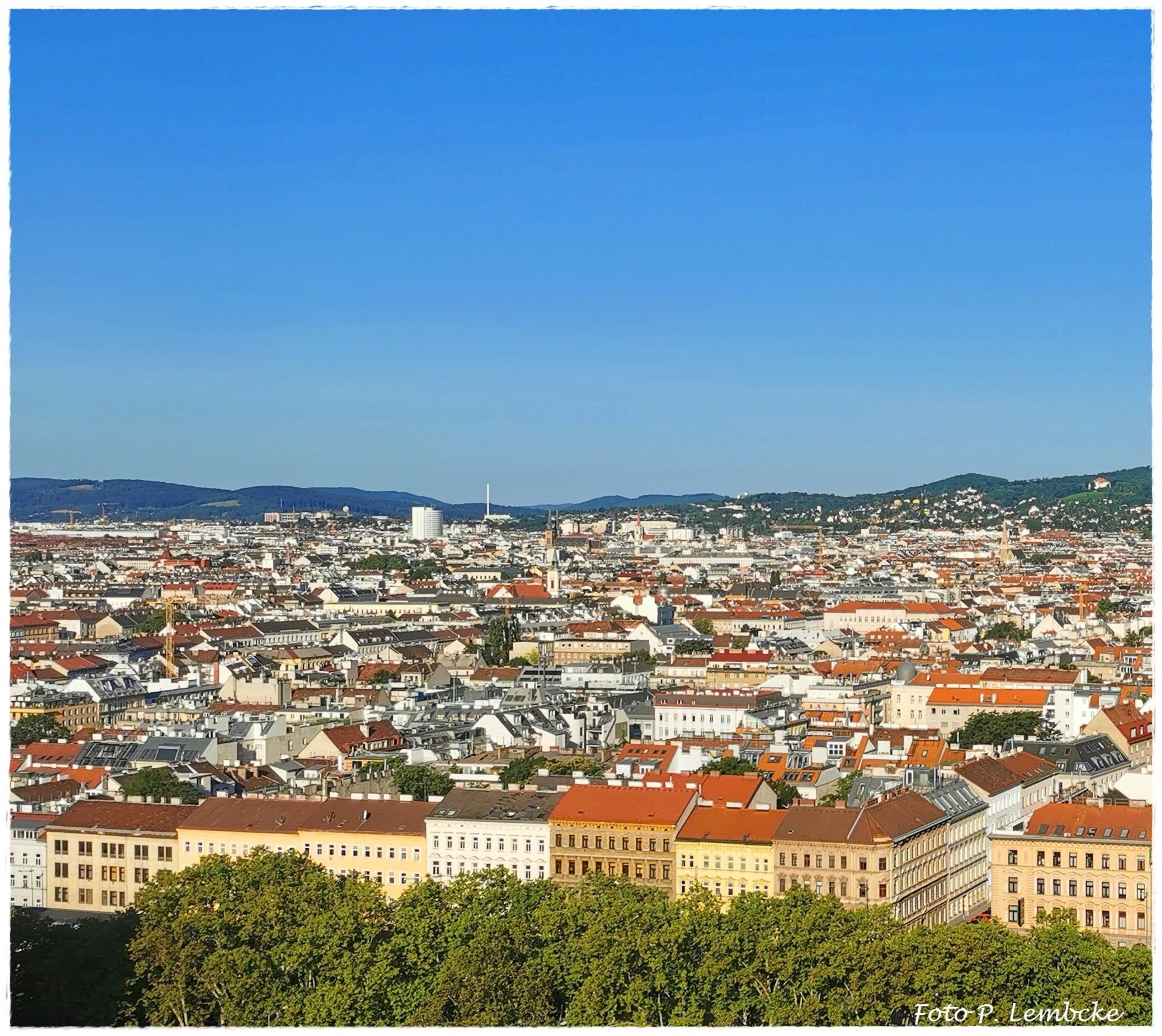 Blick aus dem AKH Wien
