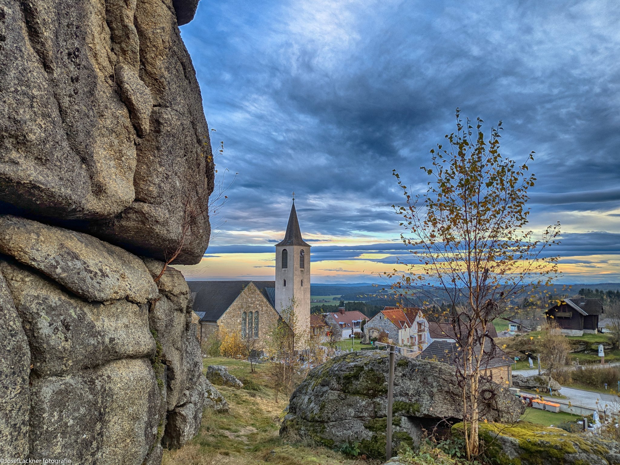 schöner Blick auf Bad Traunstein