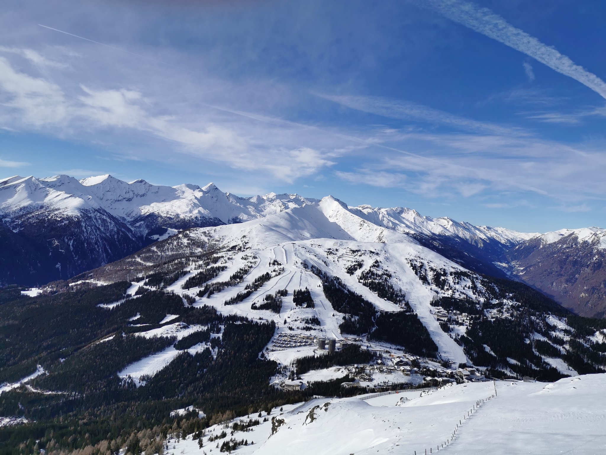 Blick auf das Skigebiet Katschberg!