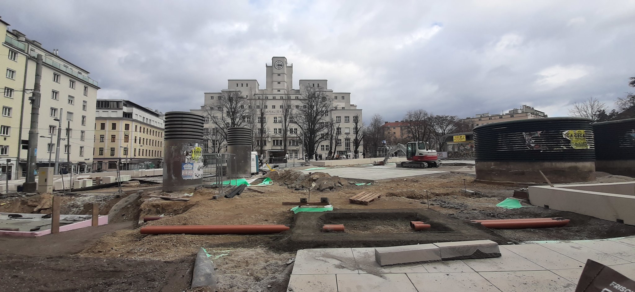 Grossbaustelle Reumannplatz