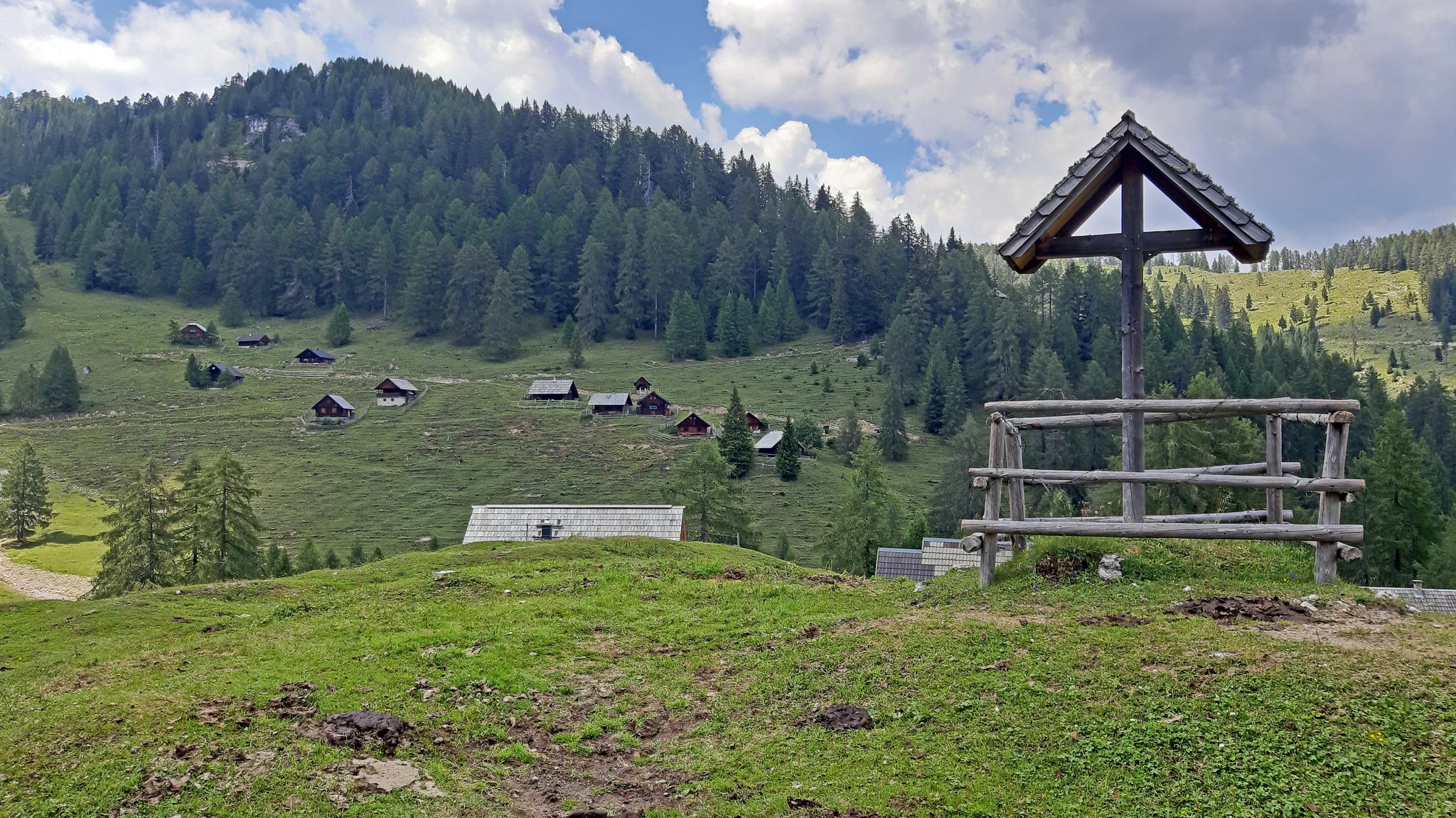 St. Stefaner Alm 1546m in den Gailtaler Alpen
