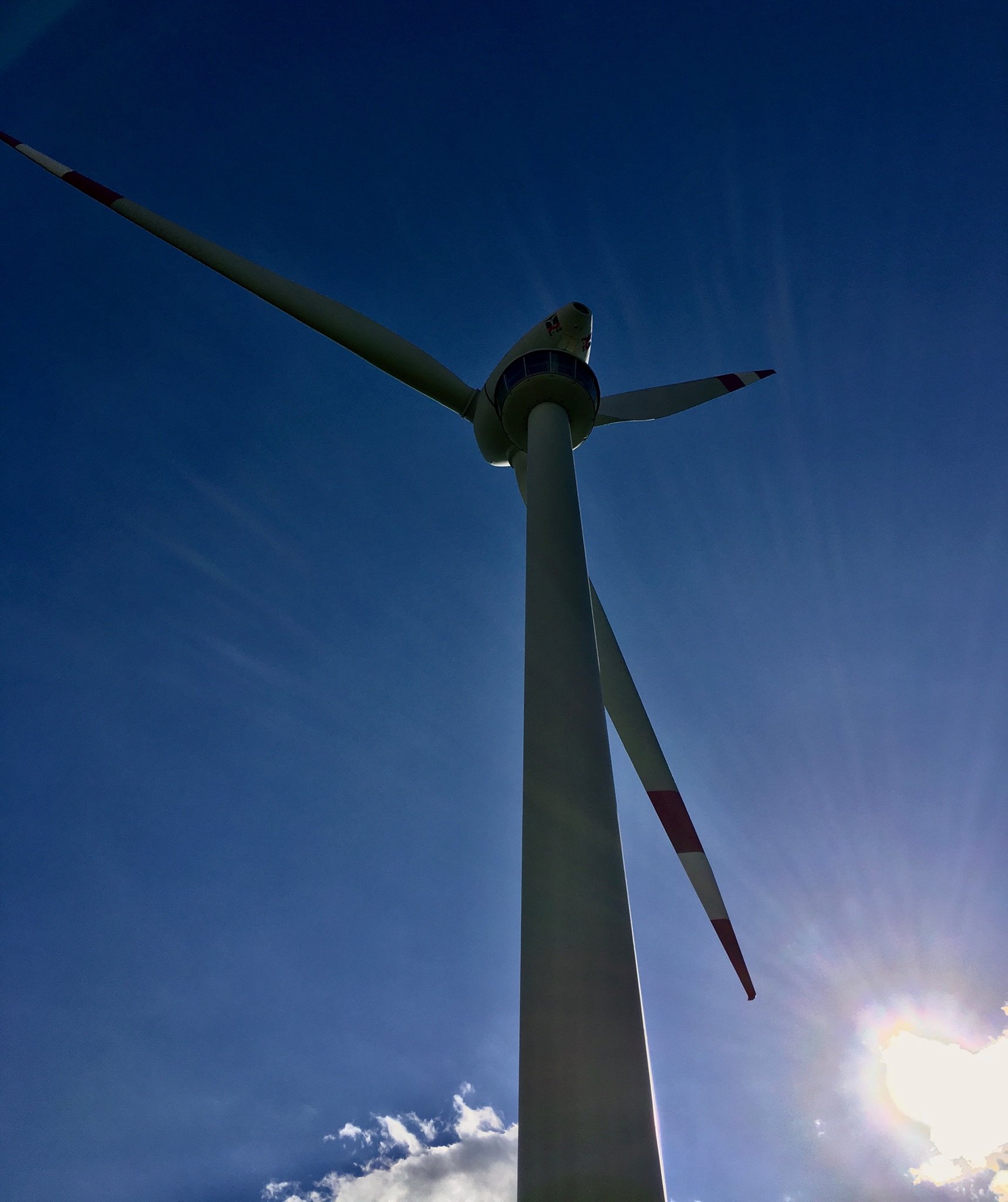 Das große Windrad in Kaltenberg