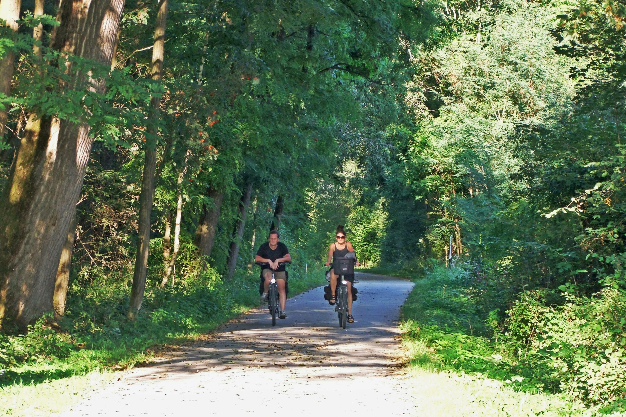 Strampeln durch die Au