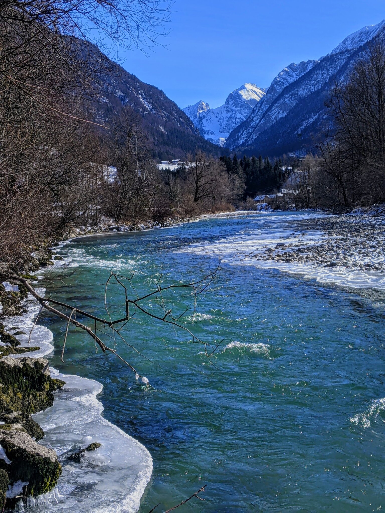 An der frostigen Lammer ....