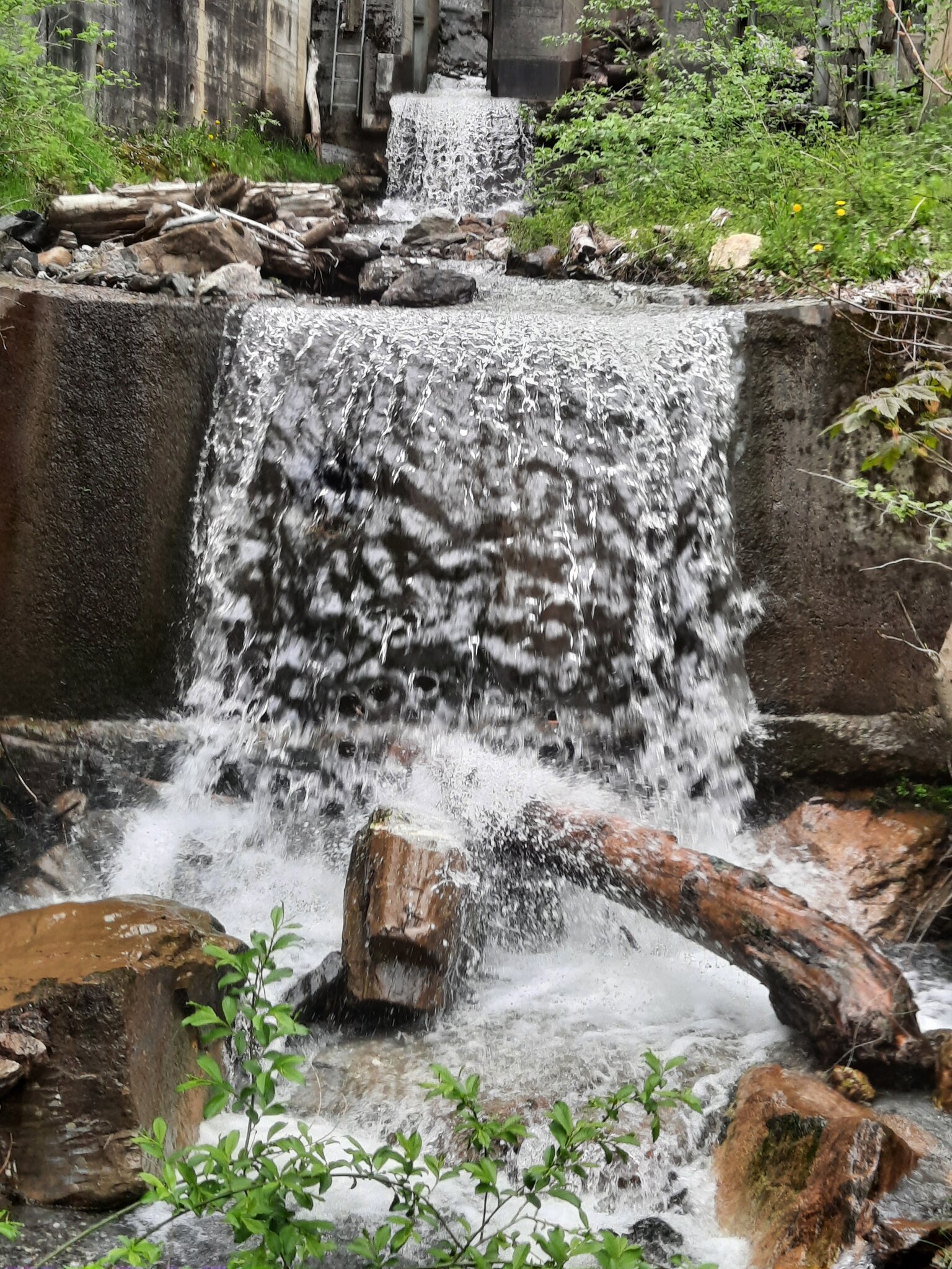 Beim Wasserfall in Goldegg Weng