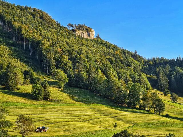 Blick auf die Lindamauer, Maria Neustift
