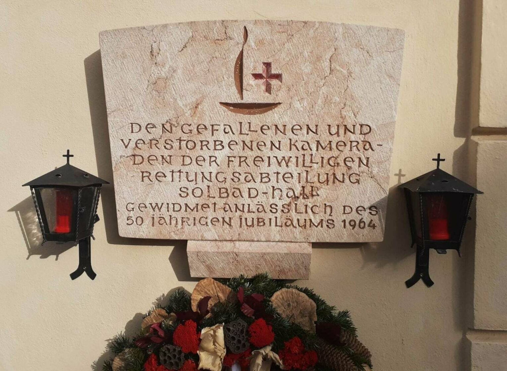 Gedenken an verstorbene und gefallene RotKreuz Mitlieder