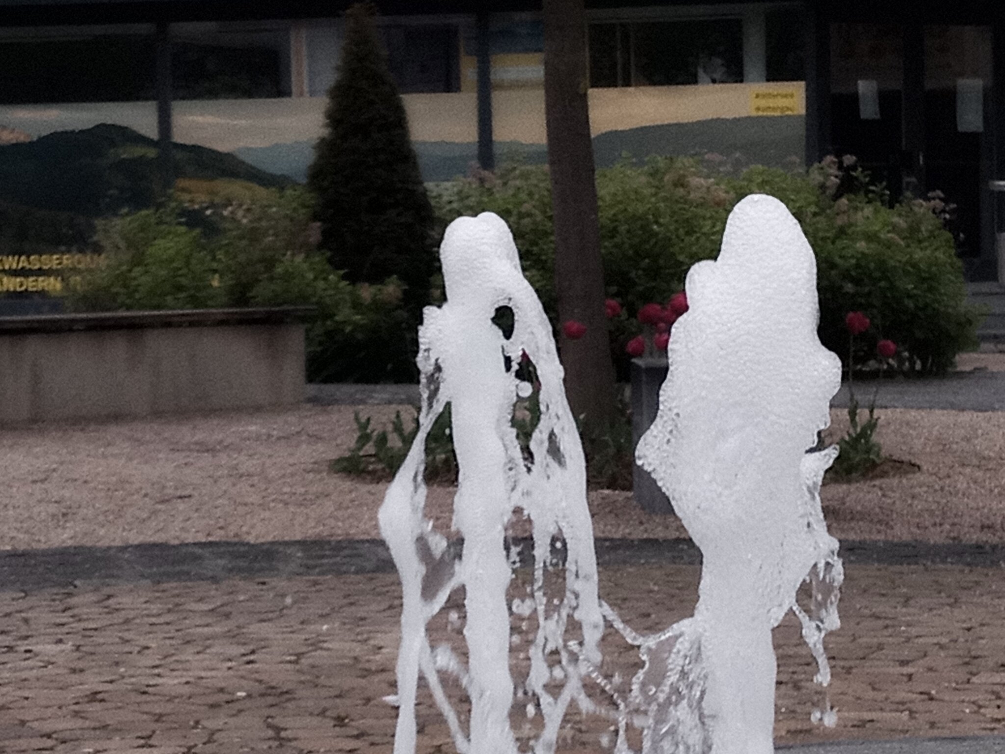 Springbrunnen im Markt