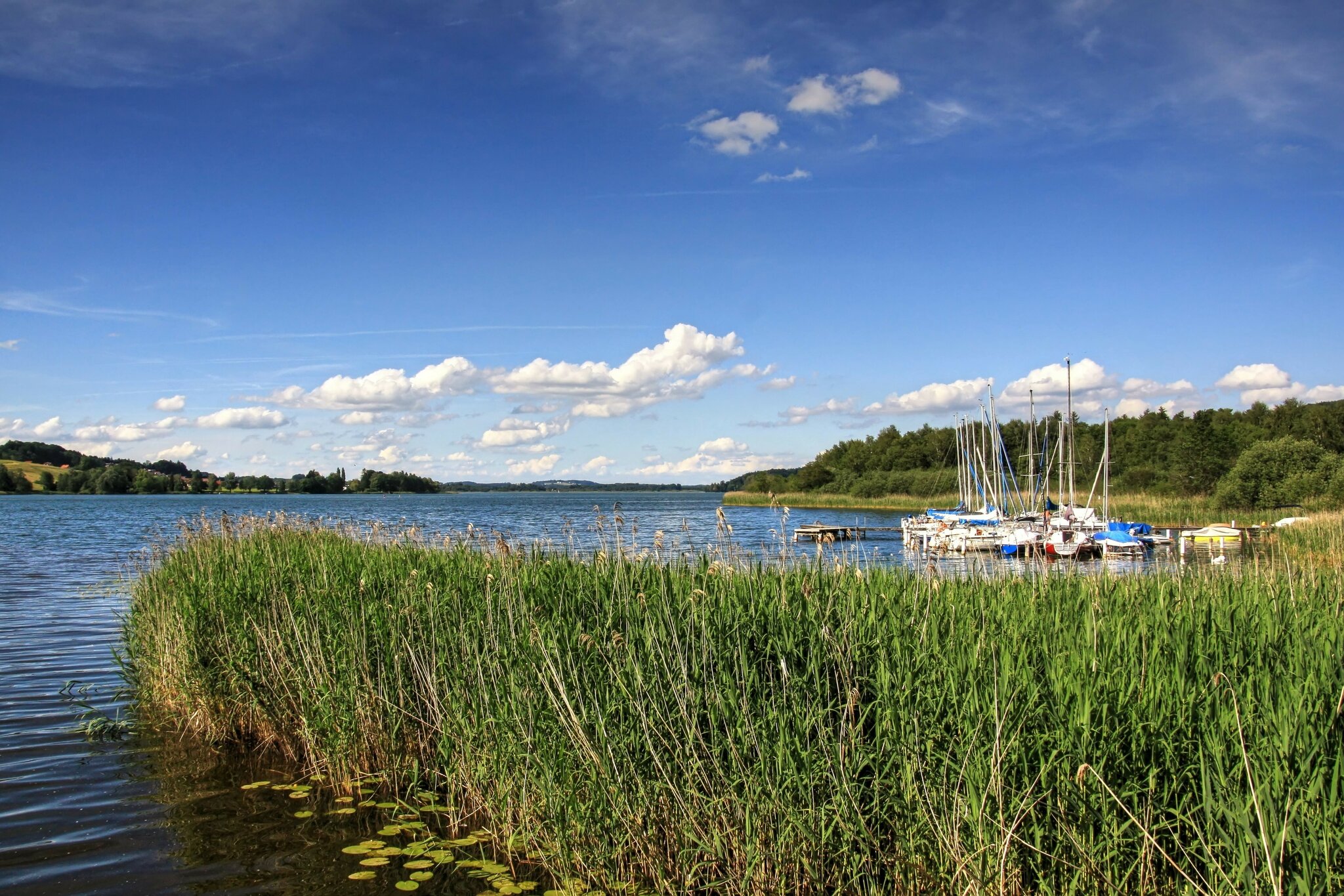 Ein traumhafter Sommertag am Obertrumer See