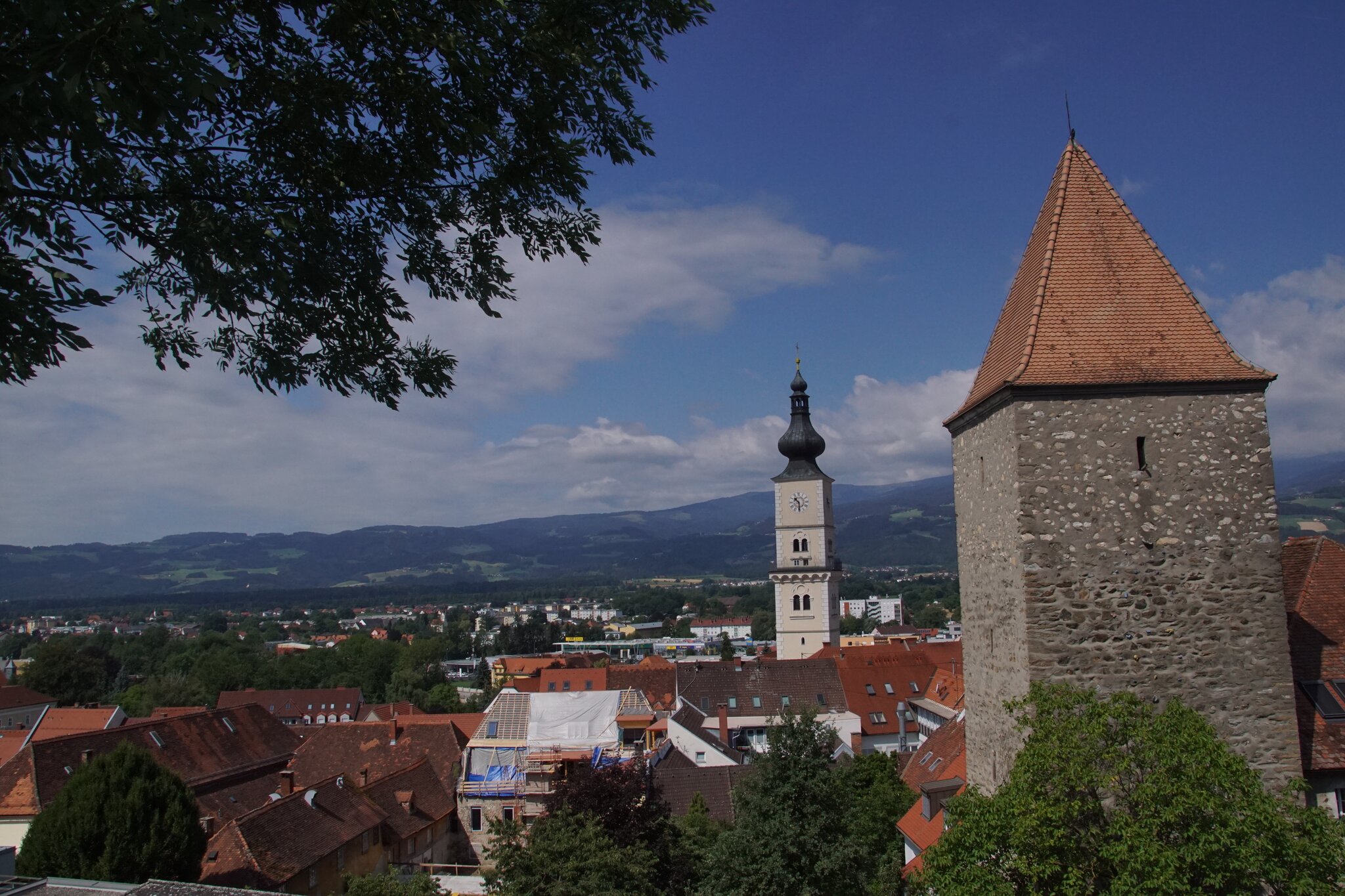 einen schönen blick über Wolfsberg