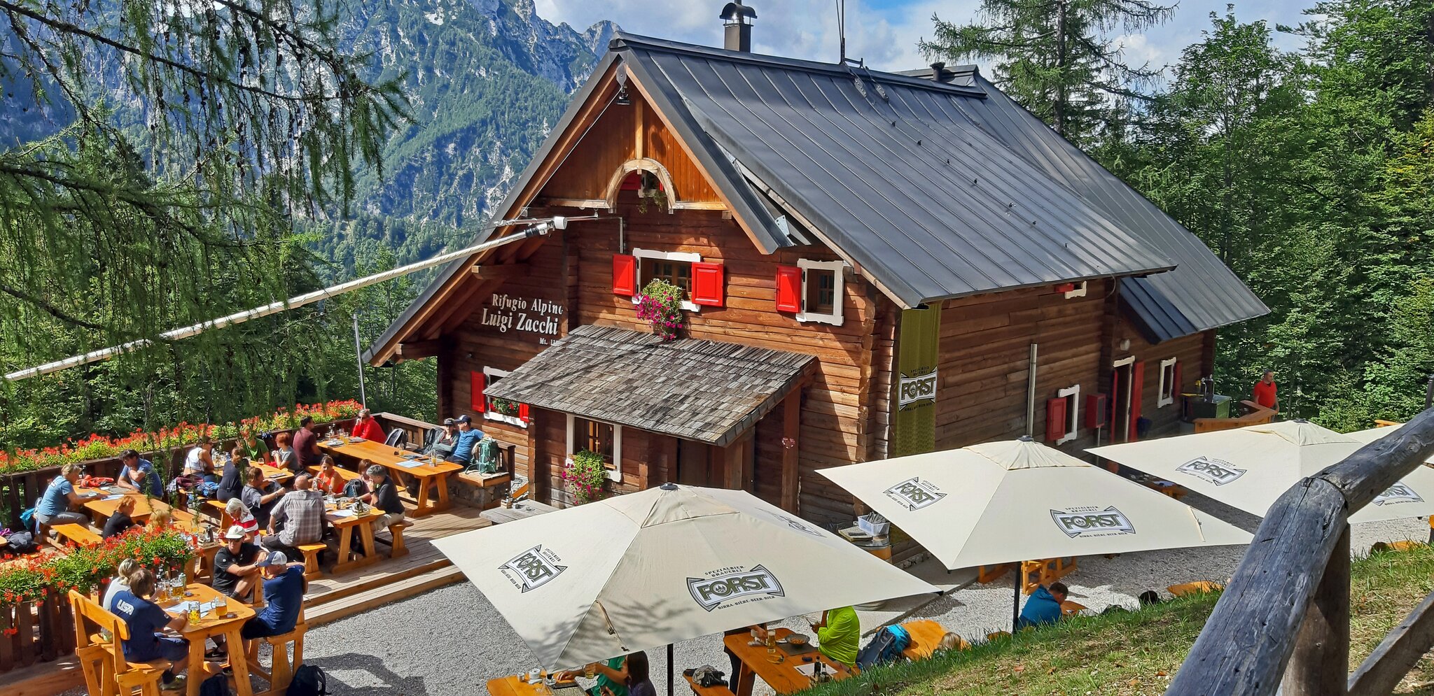 Laghi di Fusine - Zacchi Hütte