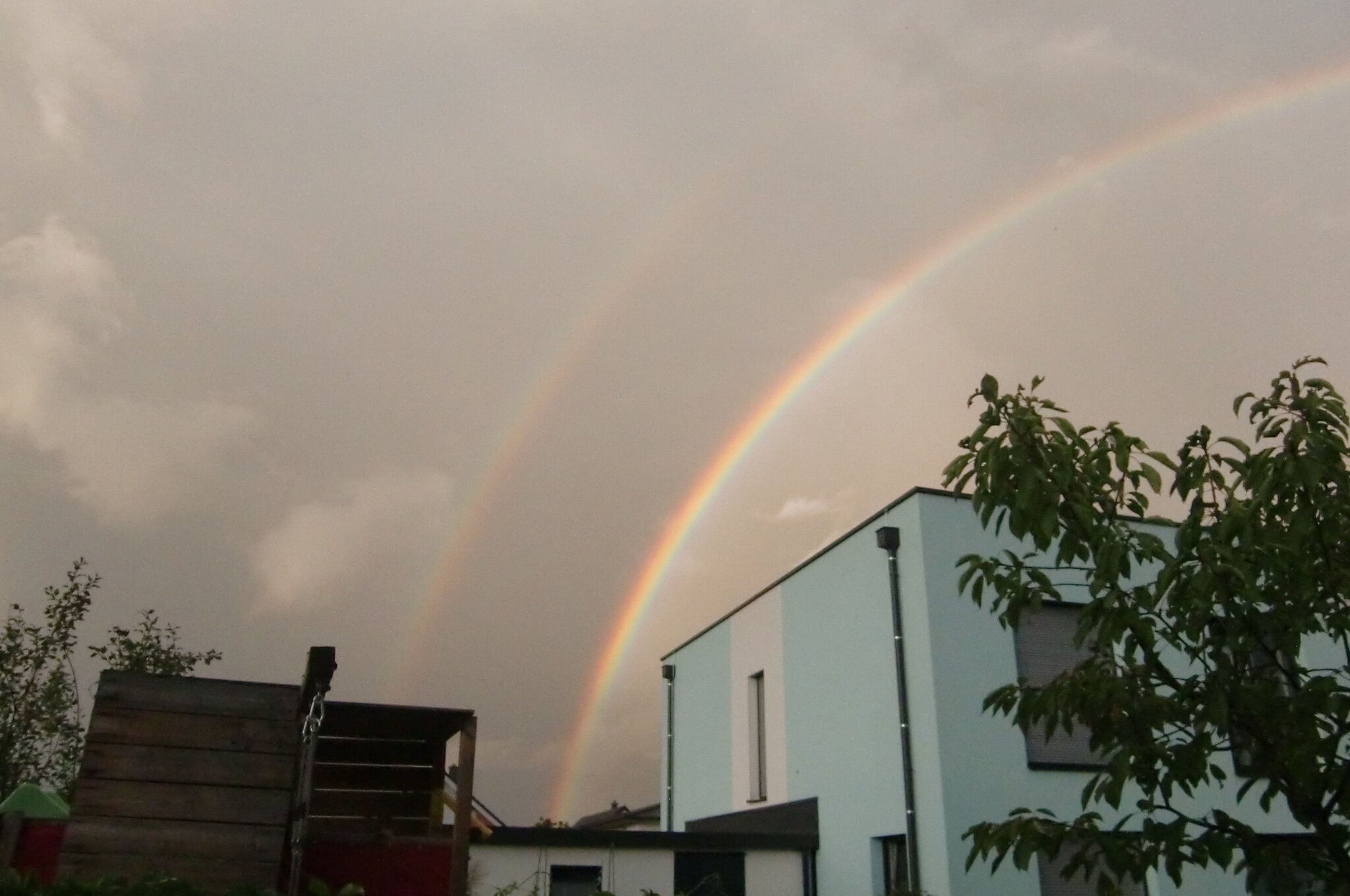 Doppelter Regenbogen