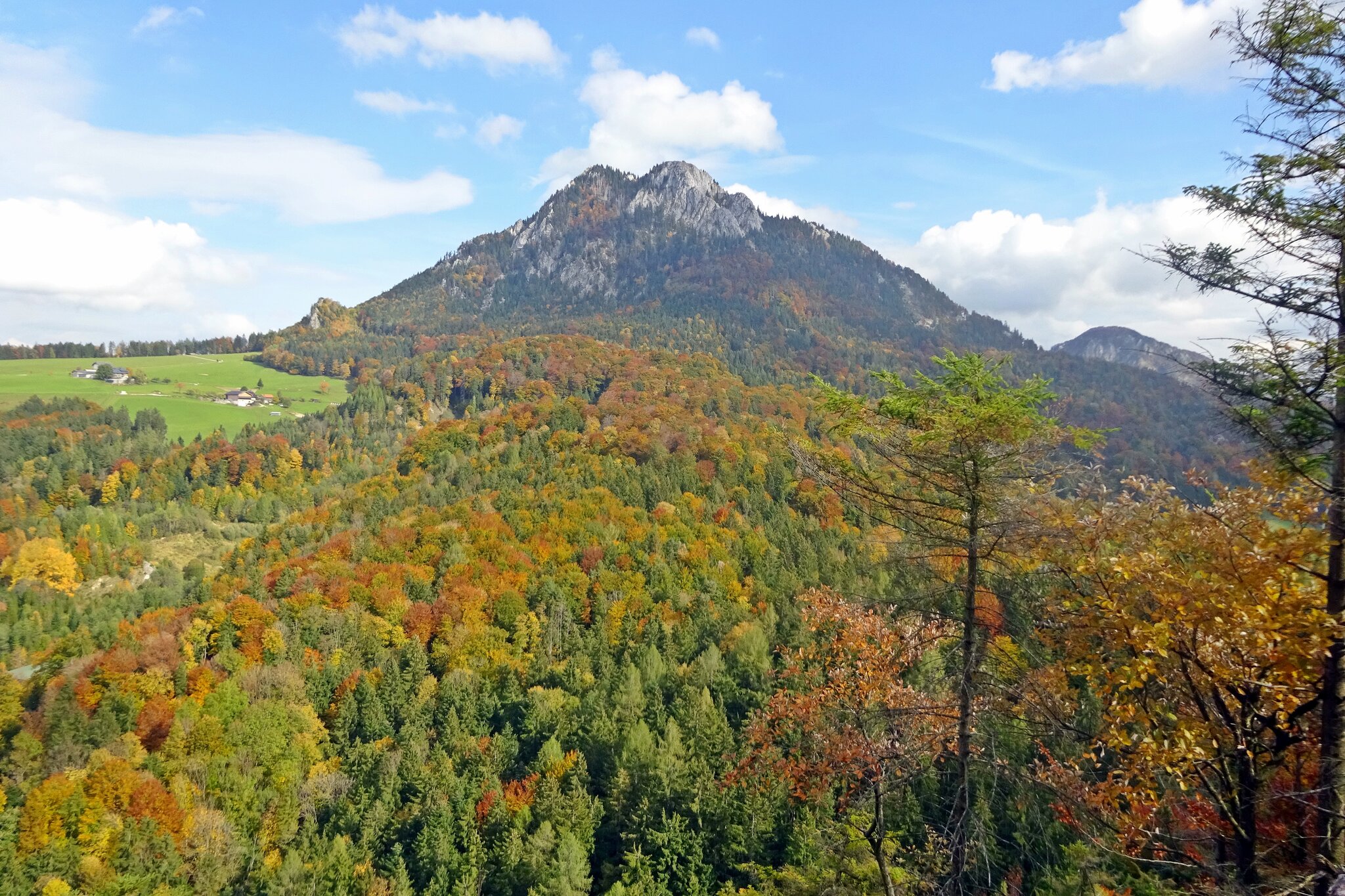Da Schober im Herbstkleid....