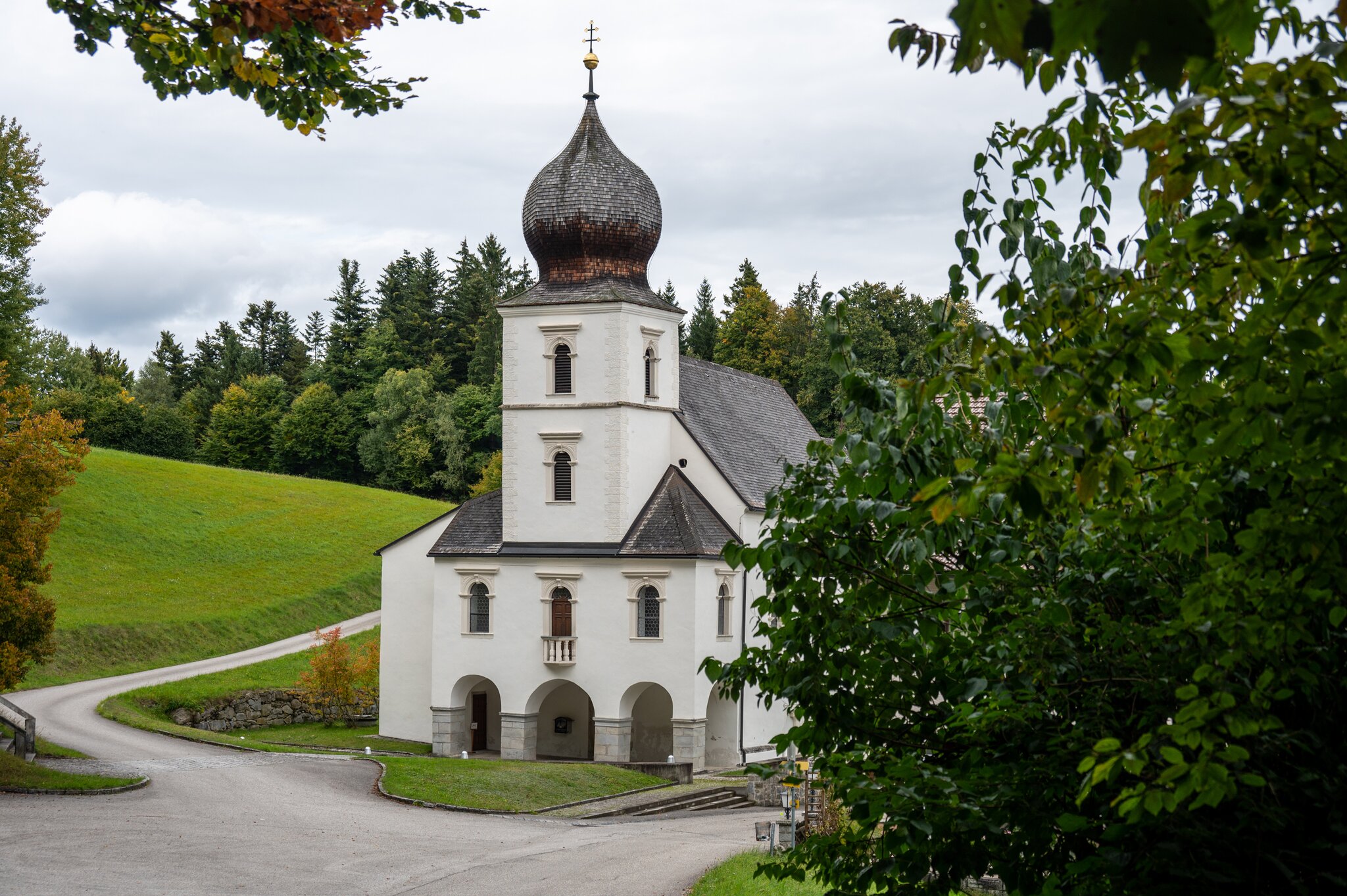 Die Wallfahrtskirche St. Wolfgang am Stein