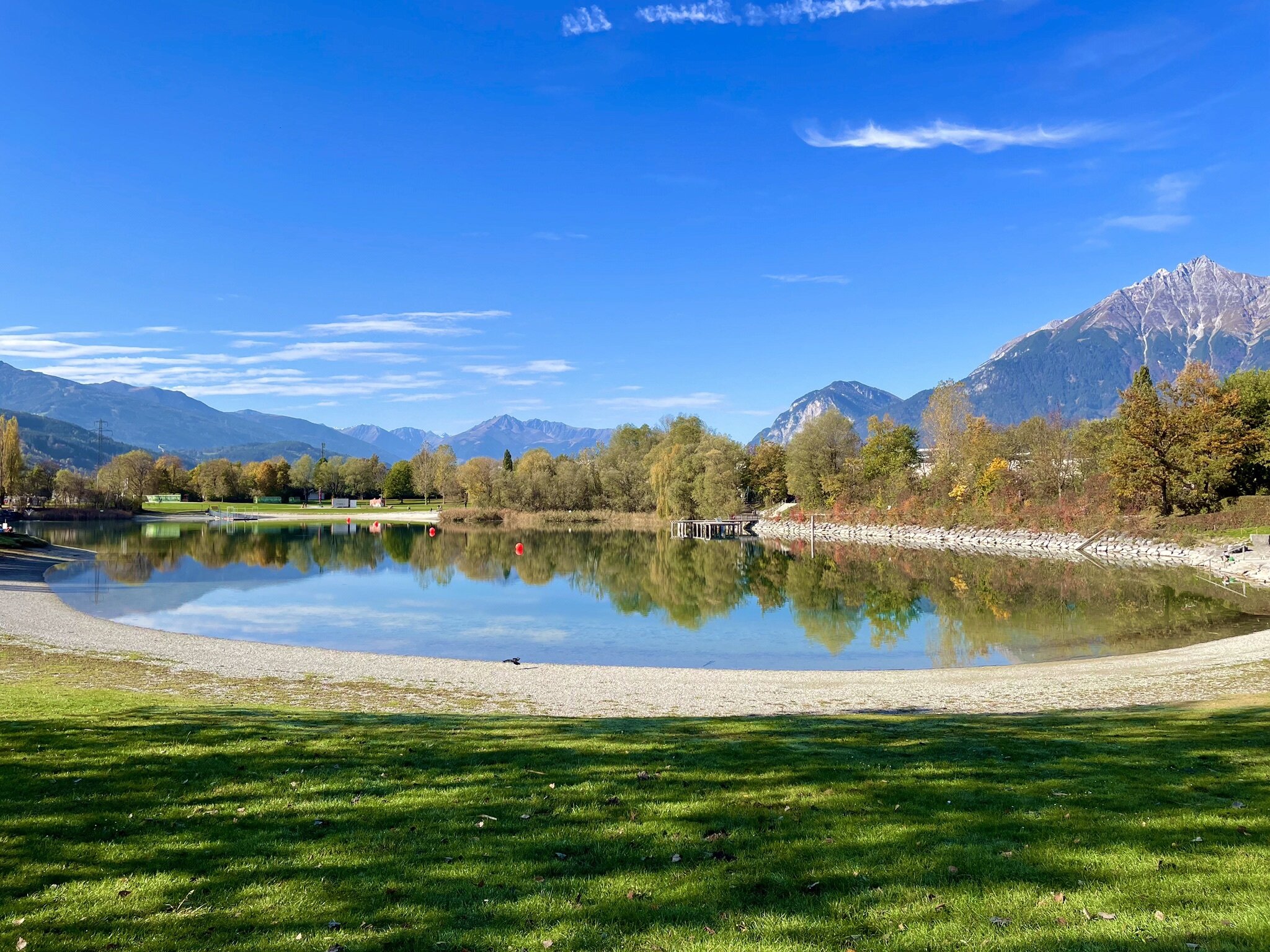 Am Baggersee in Innsbruck