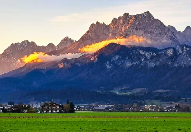St. Johann/Tirol - Abendstimmung Wilder Kaiser