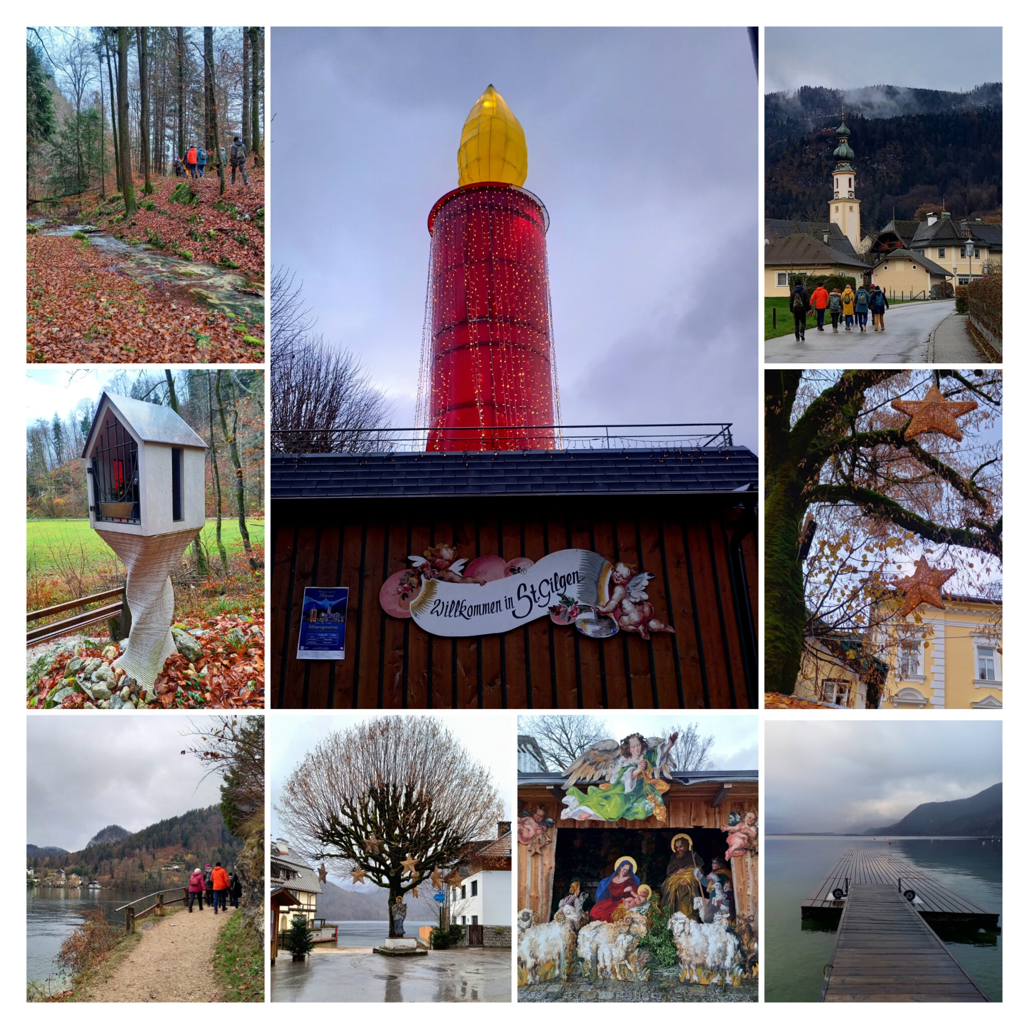 Advent Wanderung vom Kloster Gut Aich - Fürberg - St.Gilgen