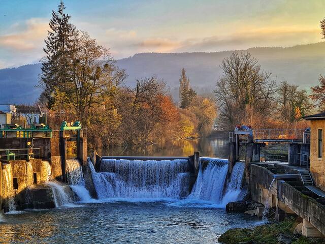 Erlauf nahe Busatis Werk in Purgstall
