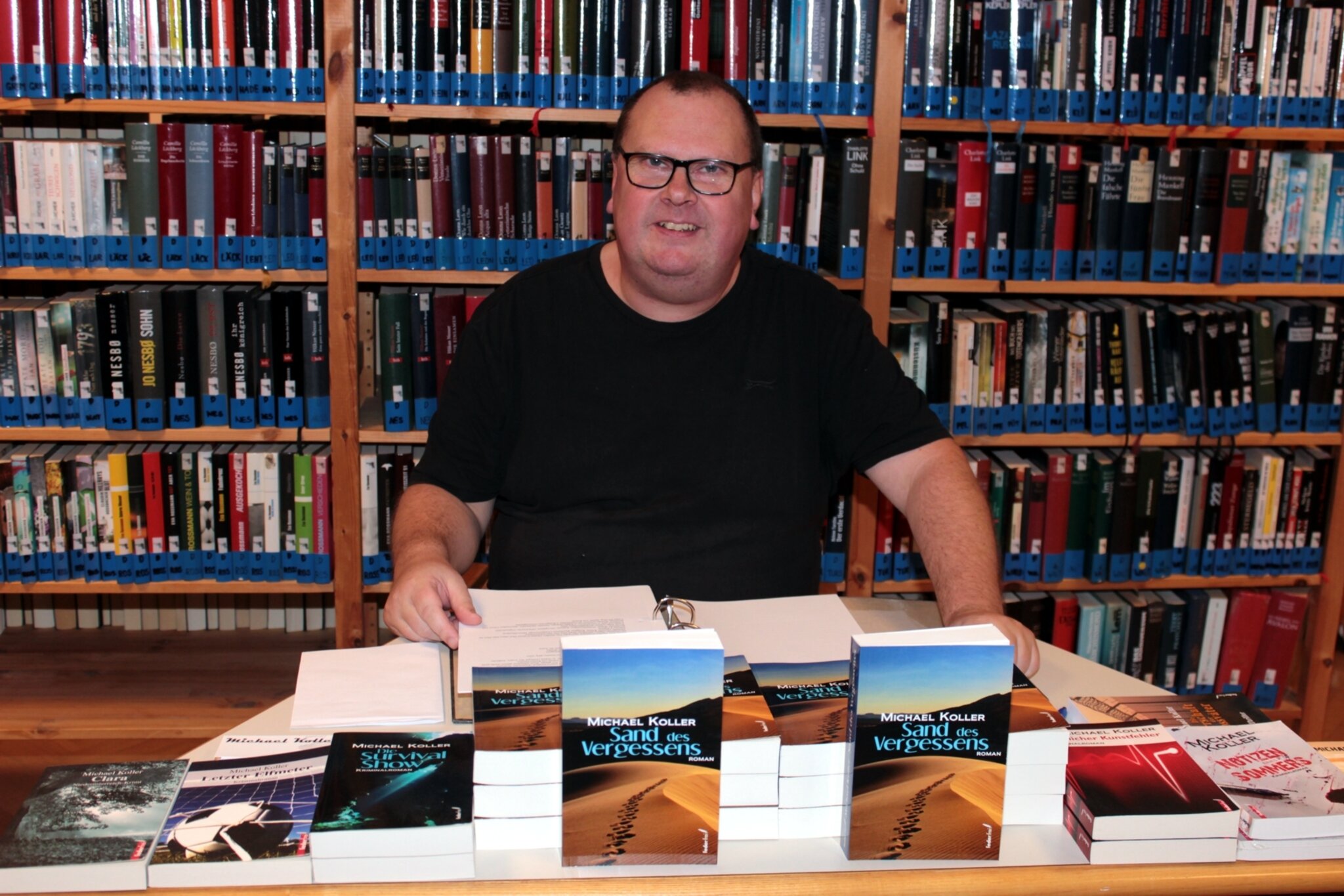 Seinen 10. Roman präsentierte der erfolgreiche Autor Michael Koller in ...