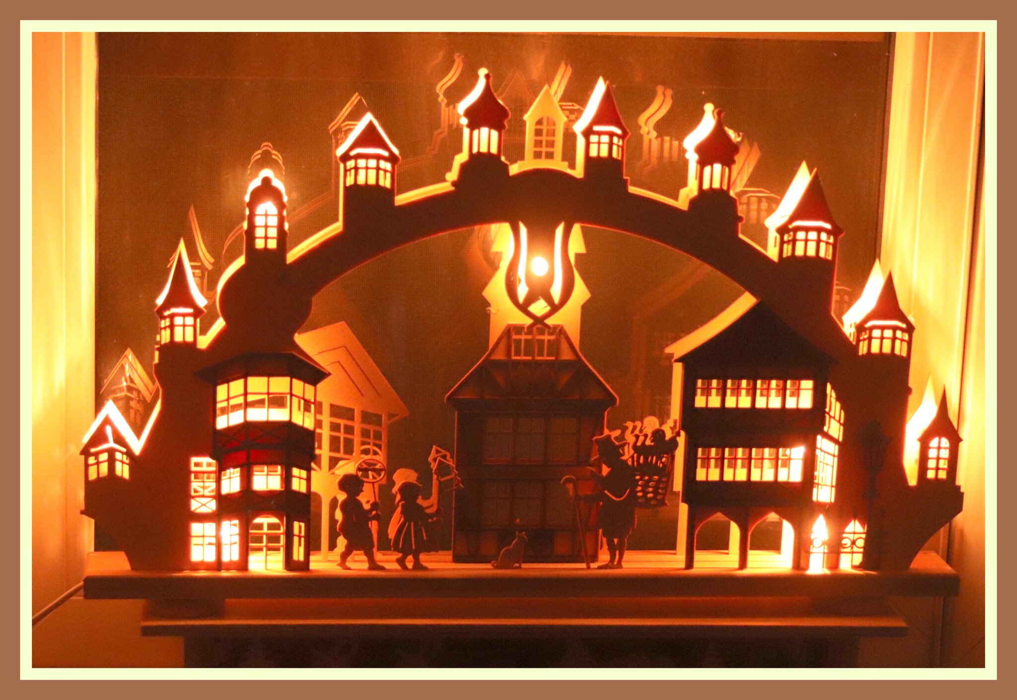 Schwibbogen (Lichterbogen) aus dem Erzgebirge