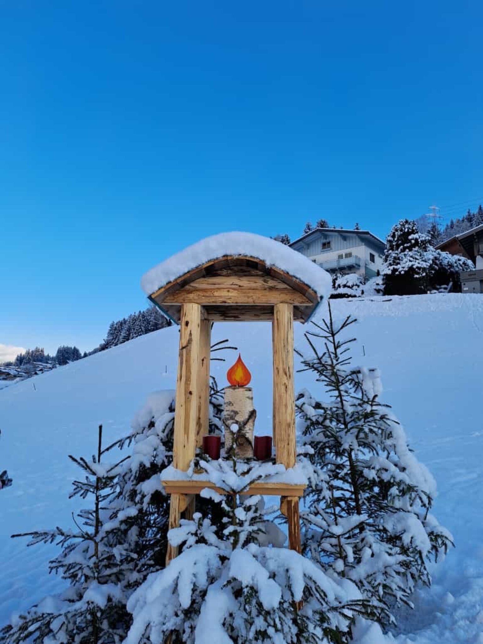 Laternenweg in Bramberg