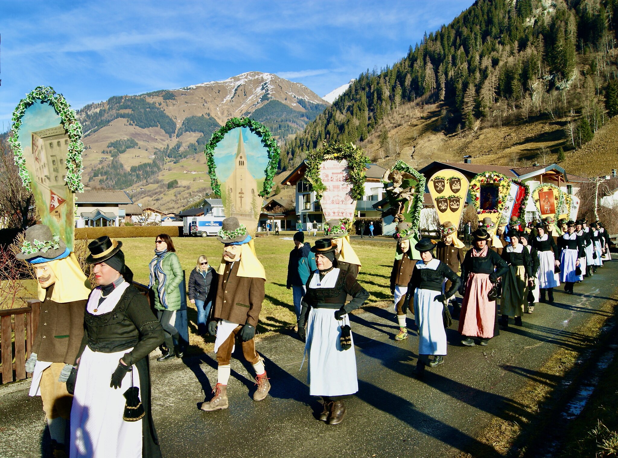 Perchtenumzug in Rauris