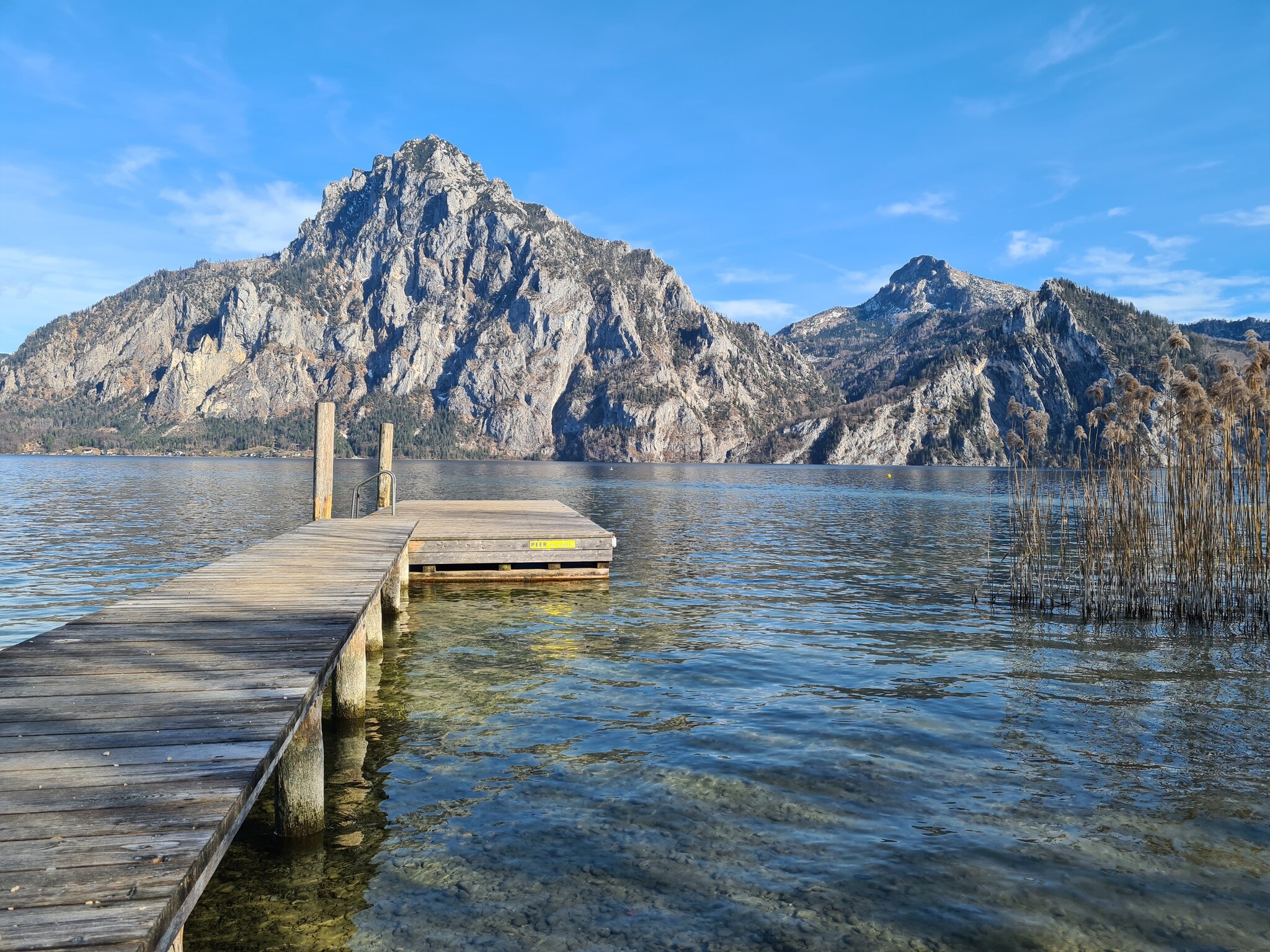 Traunsee mit Traunstein