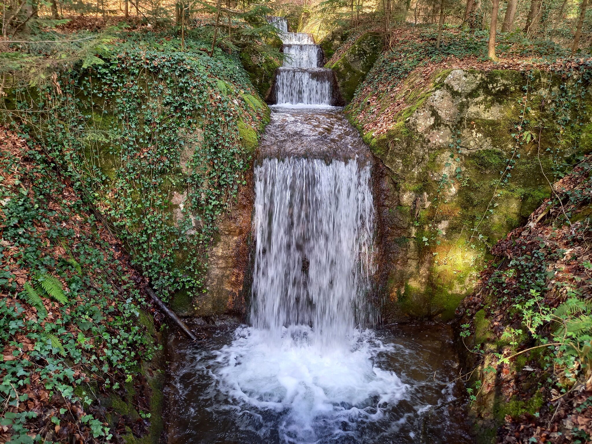 Kaskaden Wasserfall Höglwörther See