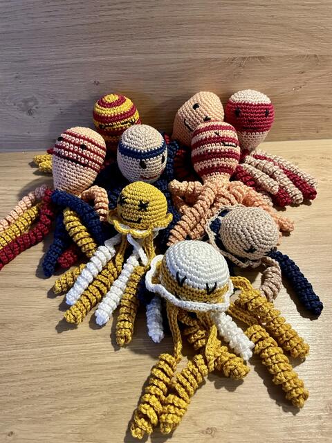 Oktopoden und Quallen für Frühchen!