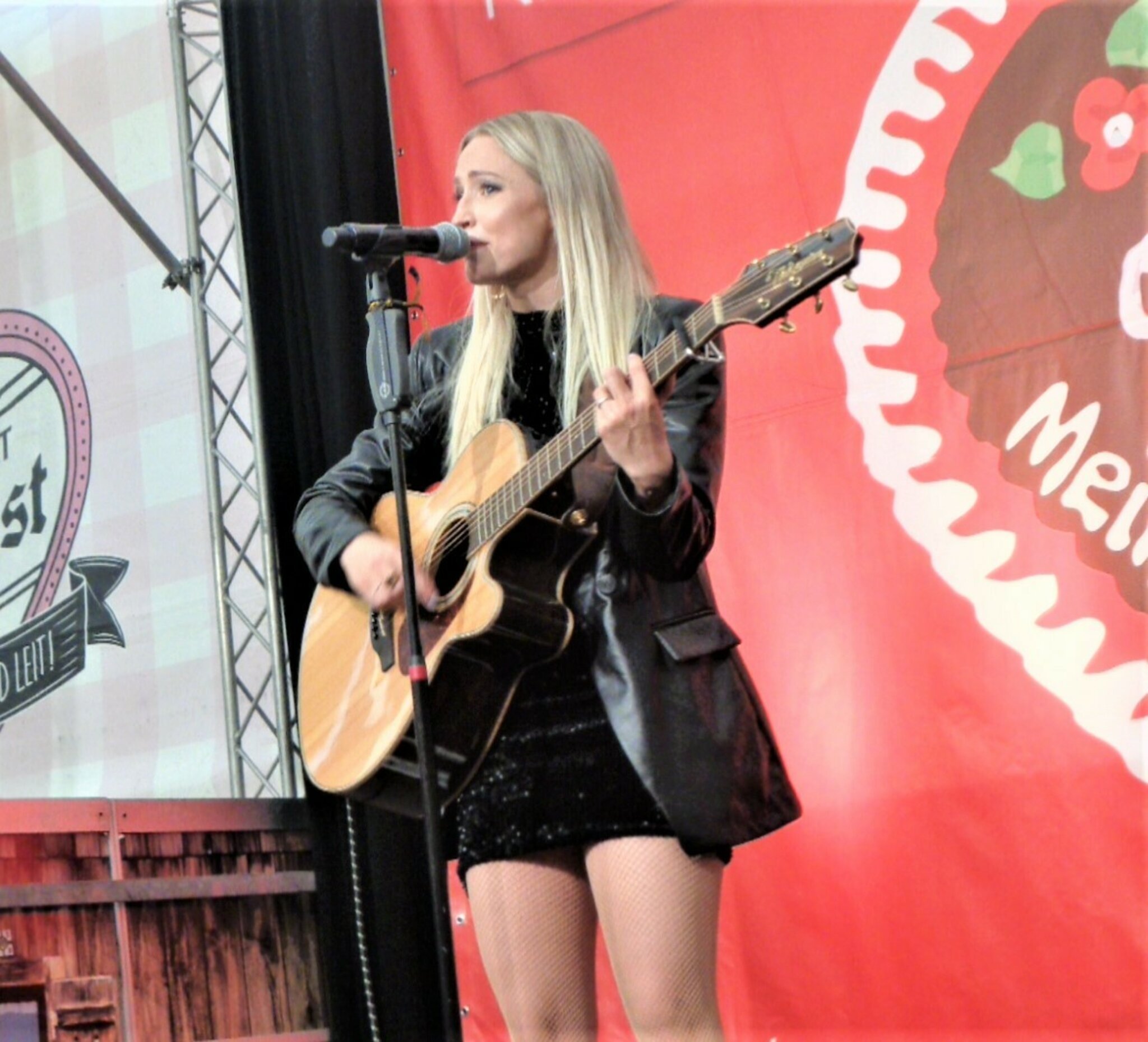 Linz : Die Sängerin Julia Buchner begeisterte mit ihrer Musik auf der ...