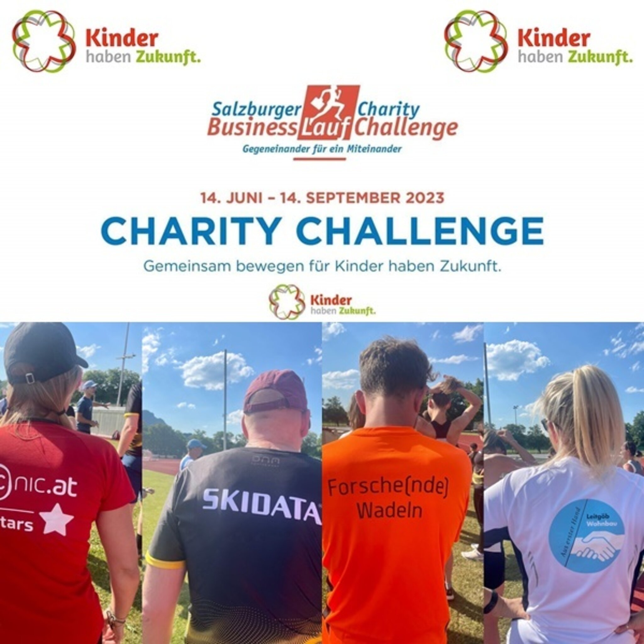 Startschuß zur Salzburger Businesslauf Charity-Callenge 2023