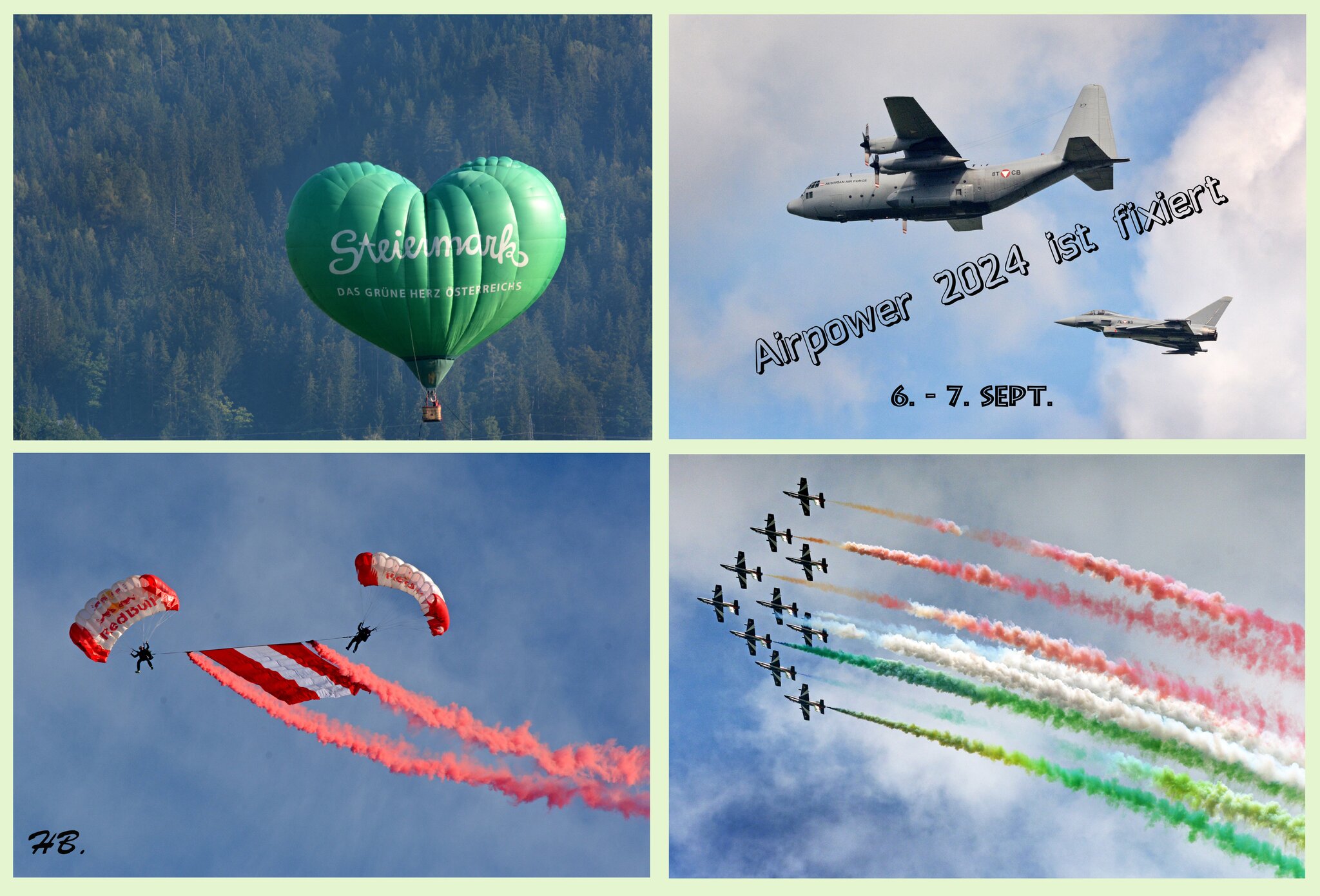 AIRPOWER 2024 fixiert -- 6. - 7. September