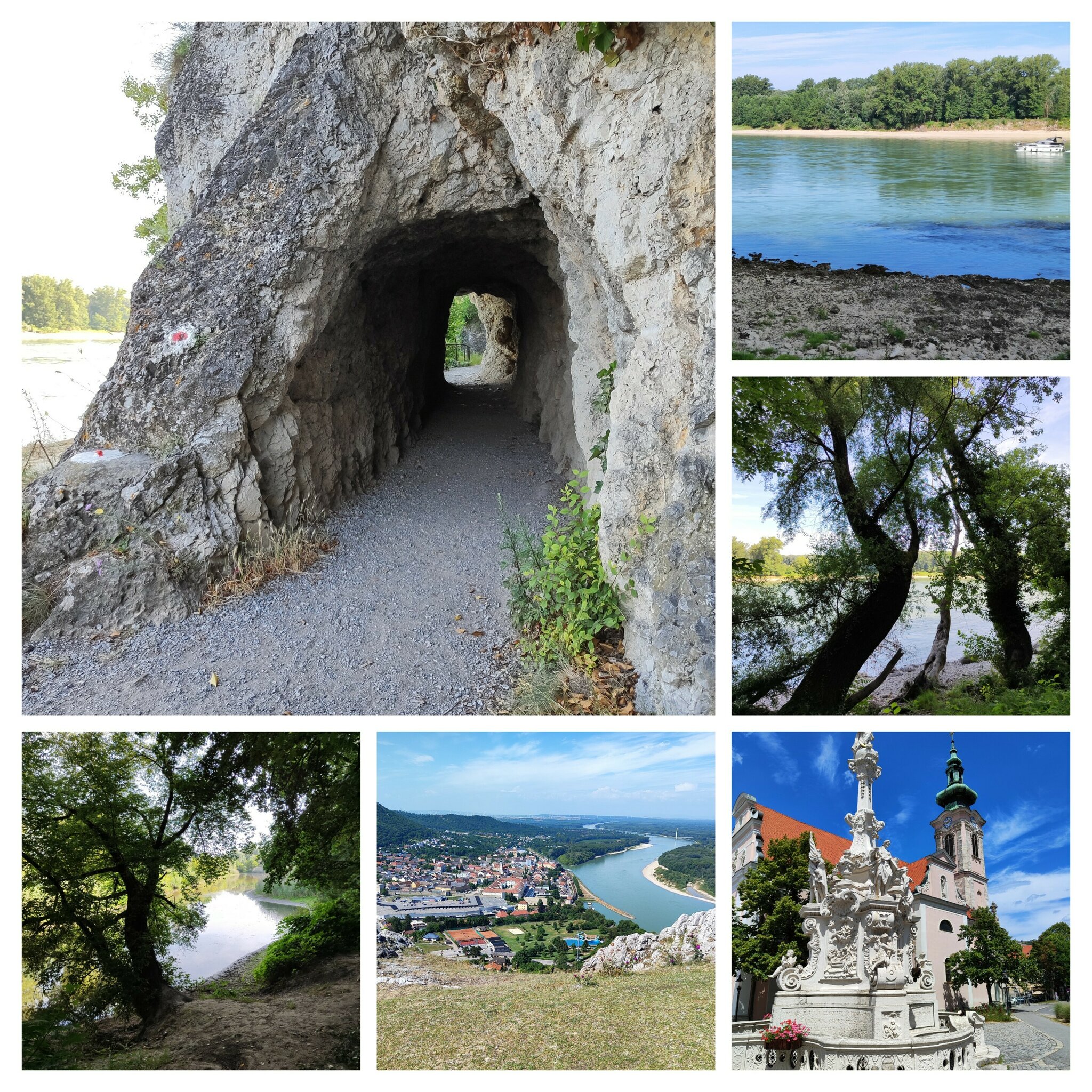 Wandern an der Donau in Hainburg und auf den Braunsberg...