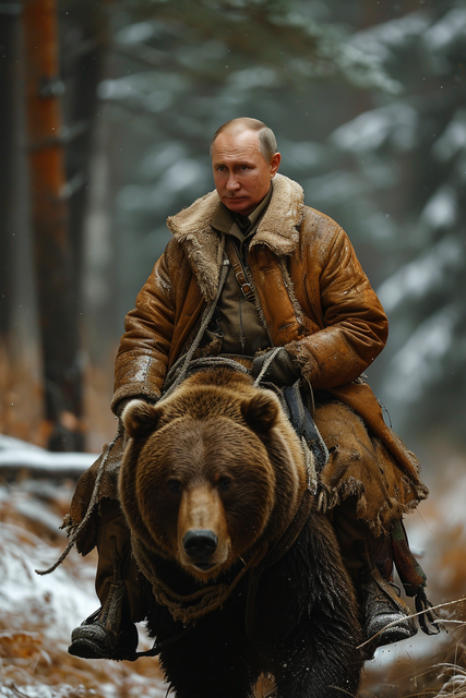 KI erfindet PR-Foto für Putin für die Präsidentenwahl 2024 in Russland