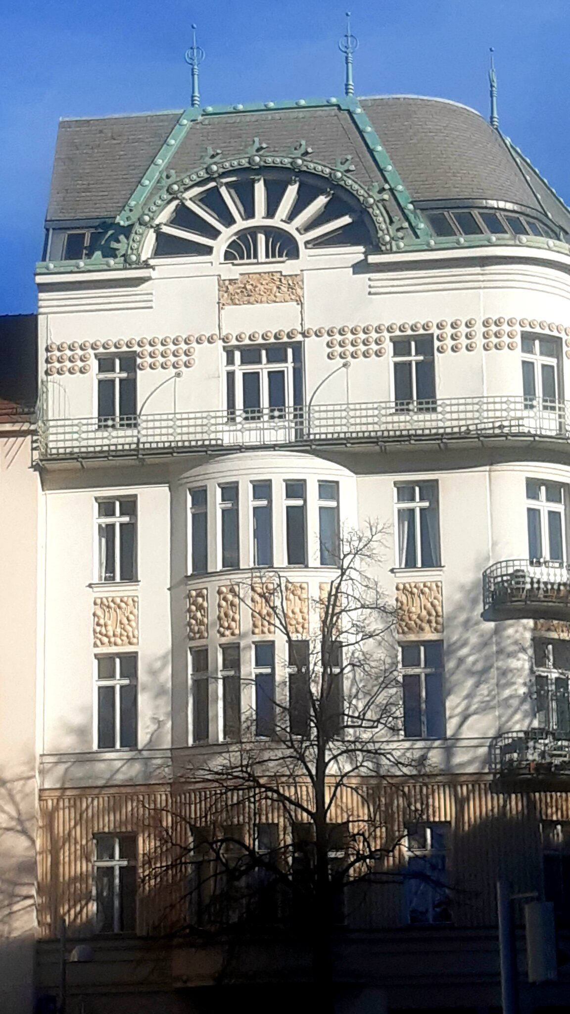 Die Schönheit des Jugendstils, zeigt sich ....