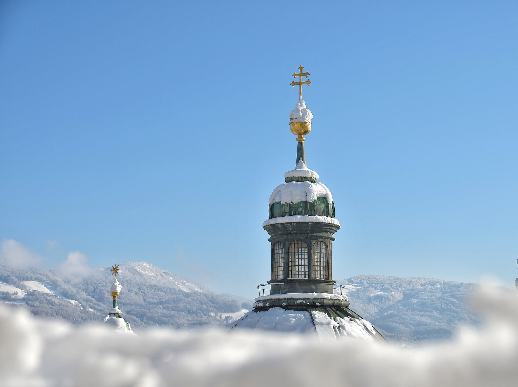 Kirchturm der St. Erhard Kirche