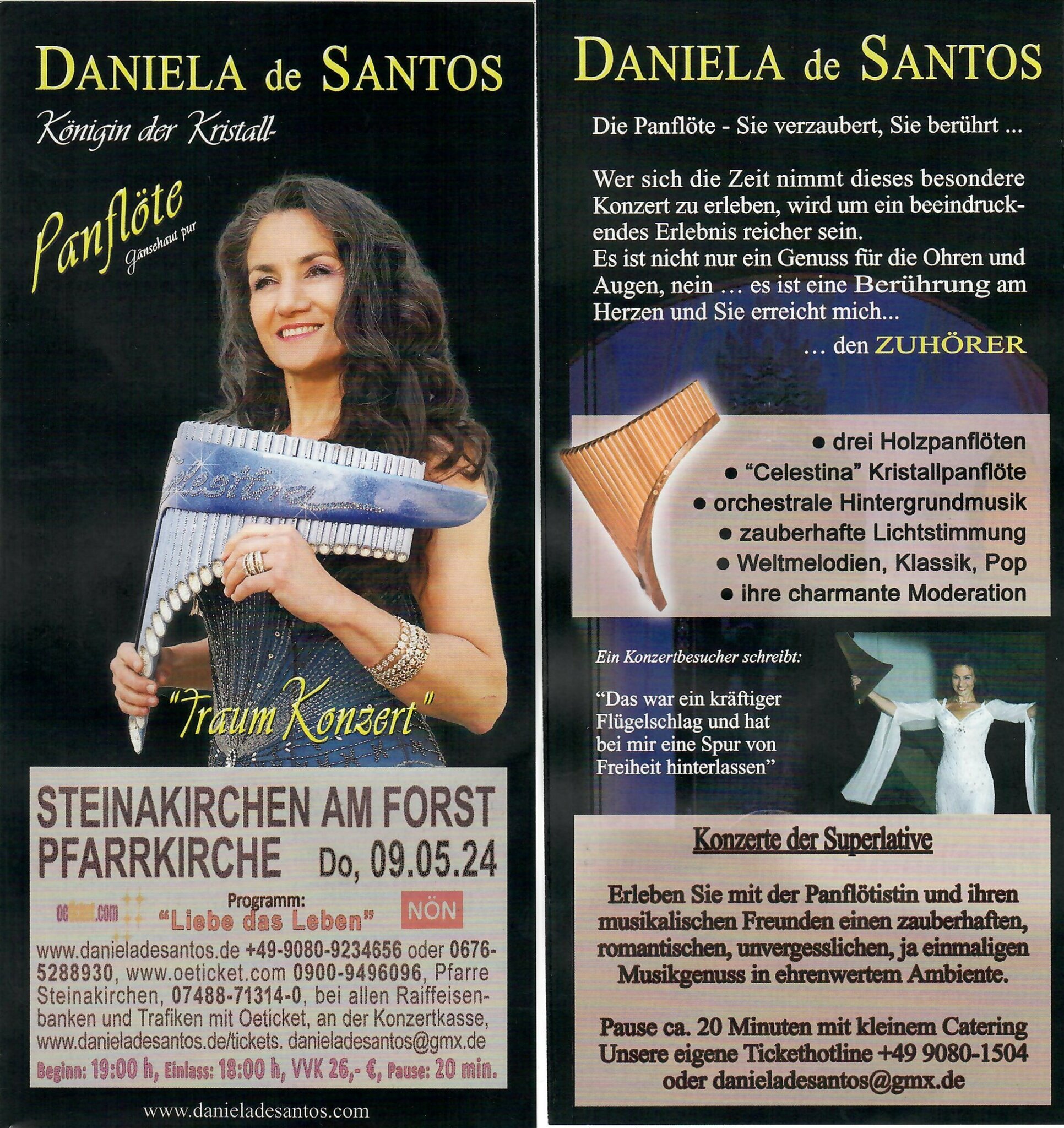 Ein Tolles Konzert am 9 Mai Daniela de Santos in der Pfarrkirche ...