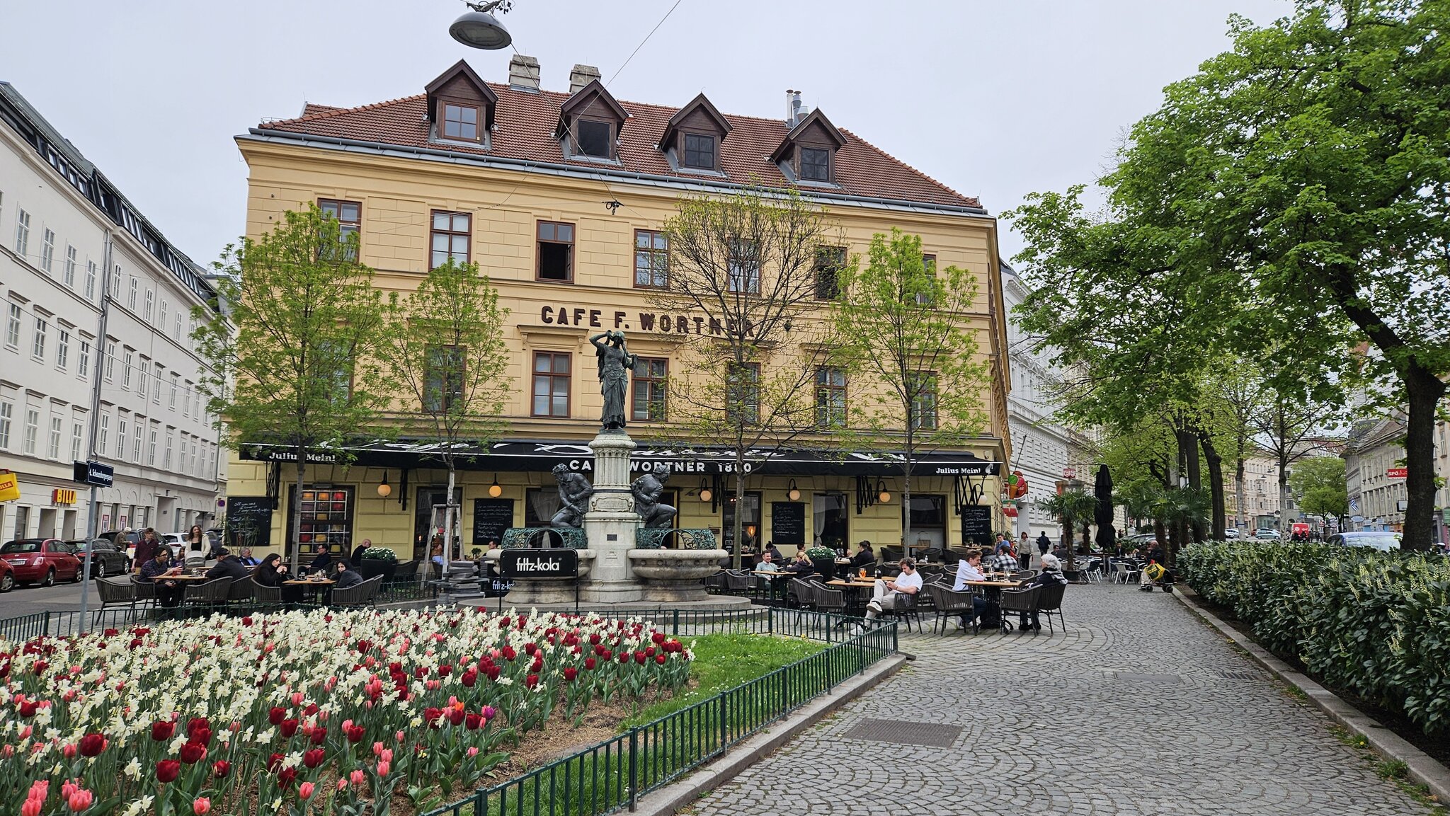 Auch wenn die Wiedner Hauptstrasse umgebaut wird, es ist gemütlich ...