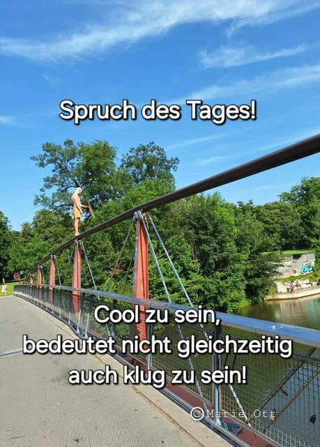 Spruch des Tages!