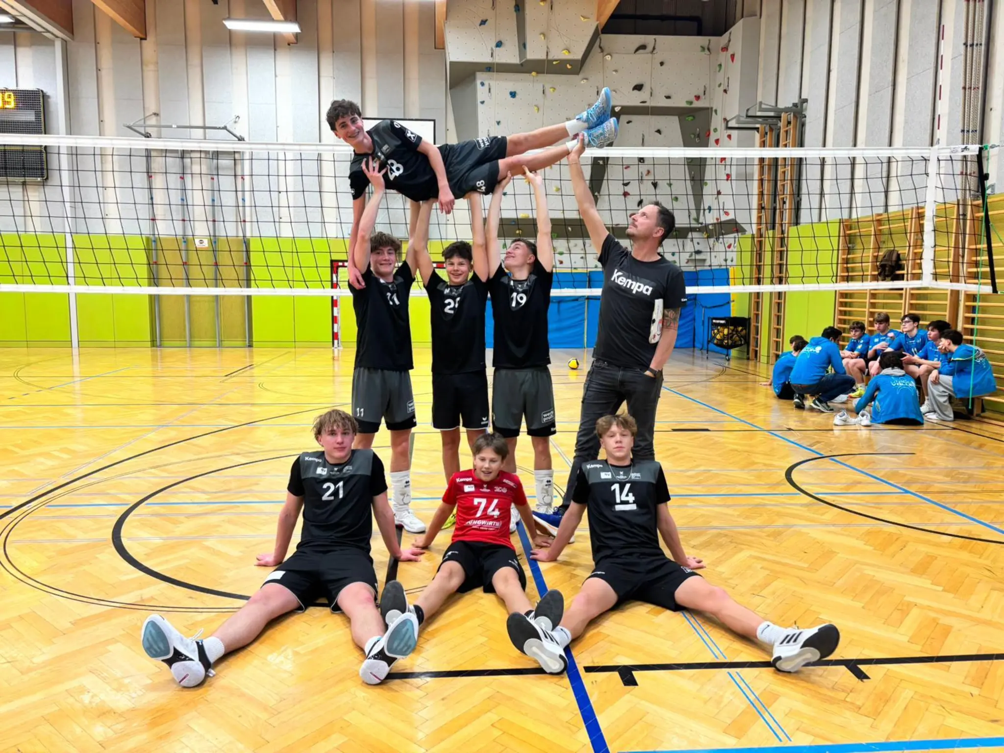 URW U18m vs. UNIONvolleys Bisamberg-Korneuburg und UVC Tulln