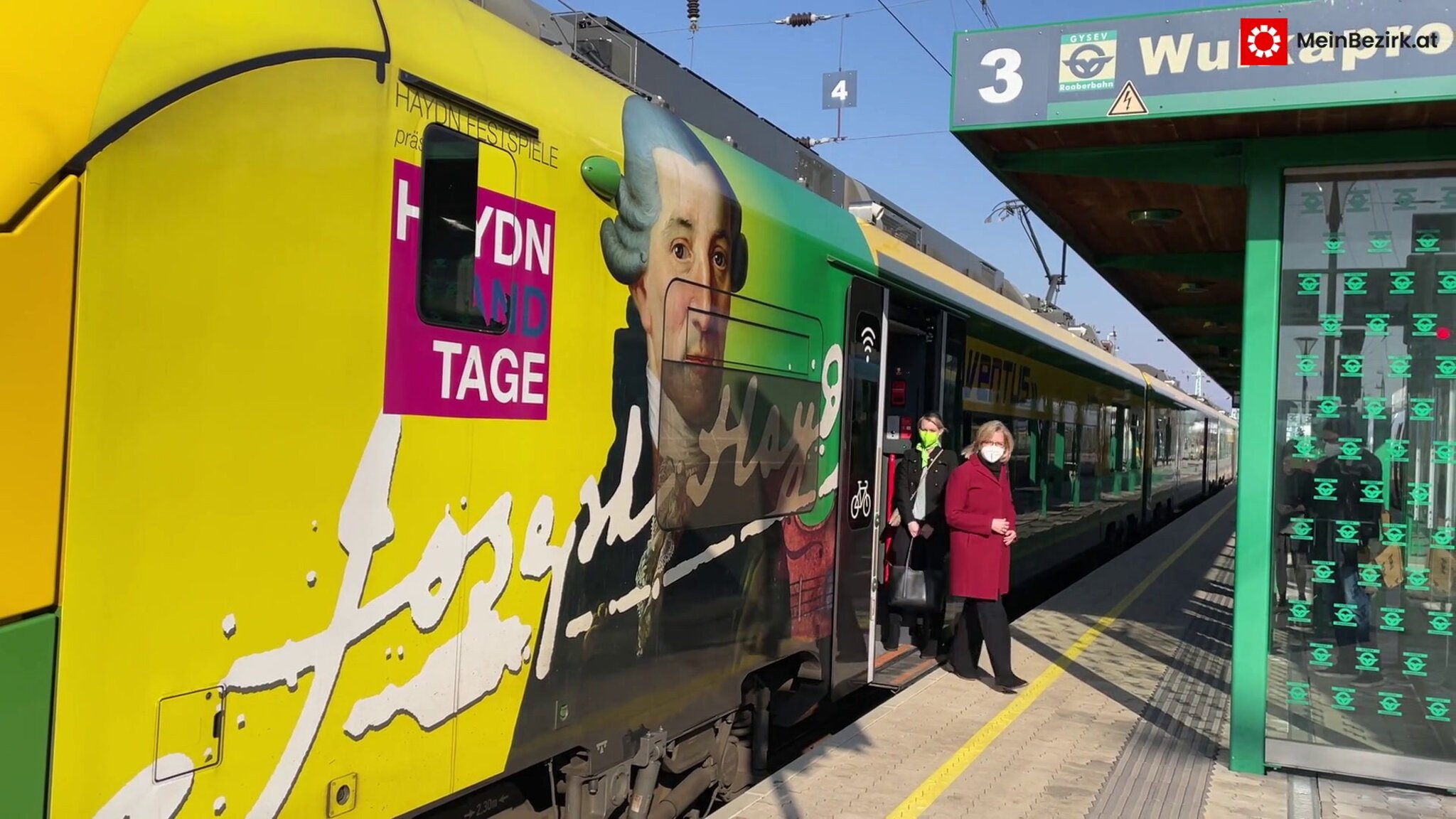 Besuch von Gewessler: 62 Millionen Euro für Ausbau der Raaberbahn ...