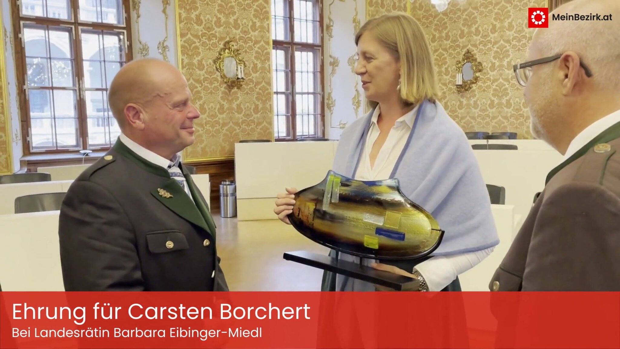 Carsten Borchert in der Landstube: Ehrung für 100.000 Nächtigungen ...