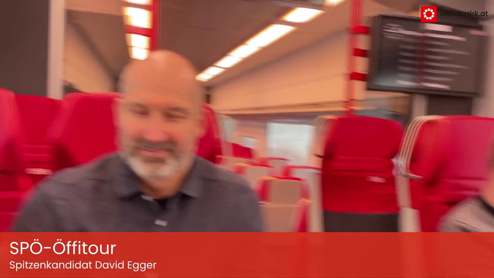 Wahlkampf auf Schiene: Mobile Gespräche mit SPÖ-Spitzenkandidat David ...
