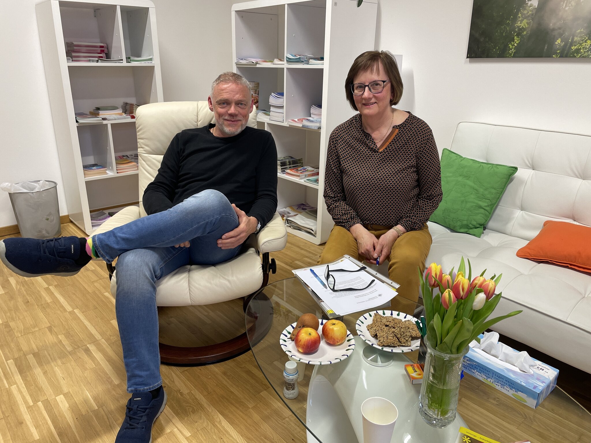 Krebshilfe Steiermark in Leoben: Sie sind da, wenn das Leben Kopf steht ...