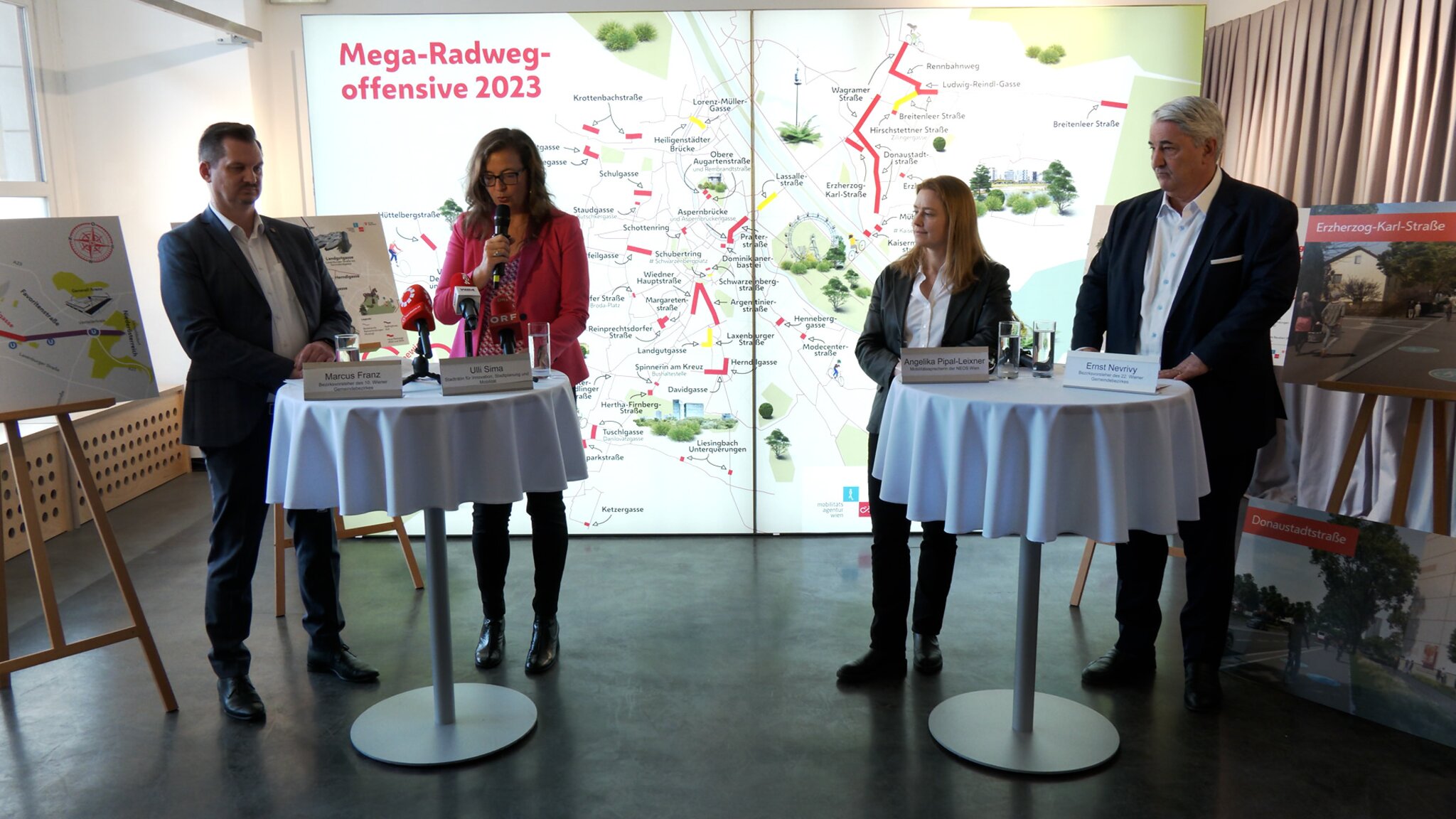 Verkehr: Ulli Sima & Co präsentieren neue "Mega-Radwegoffensive" für ...